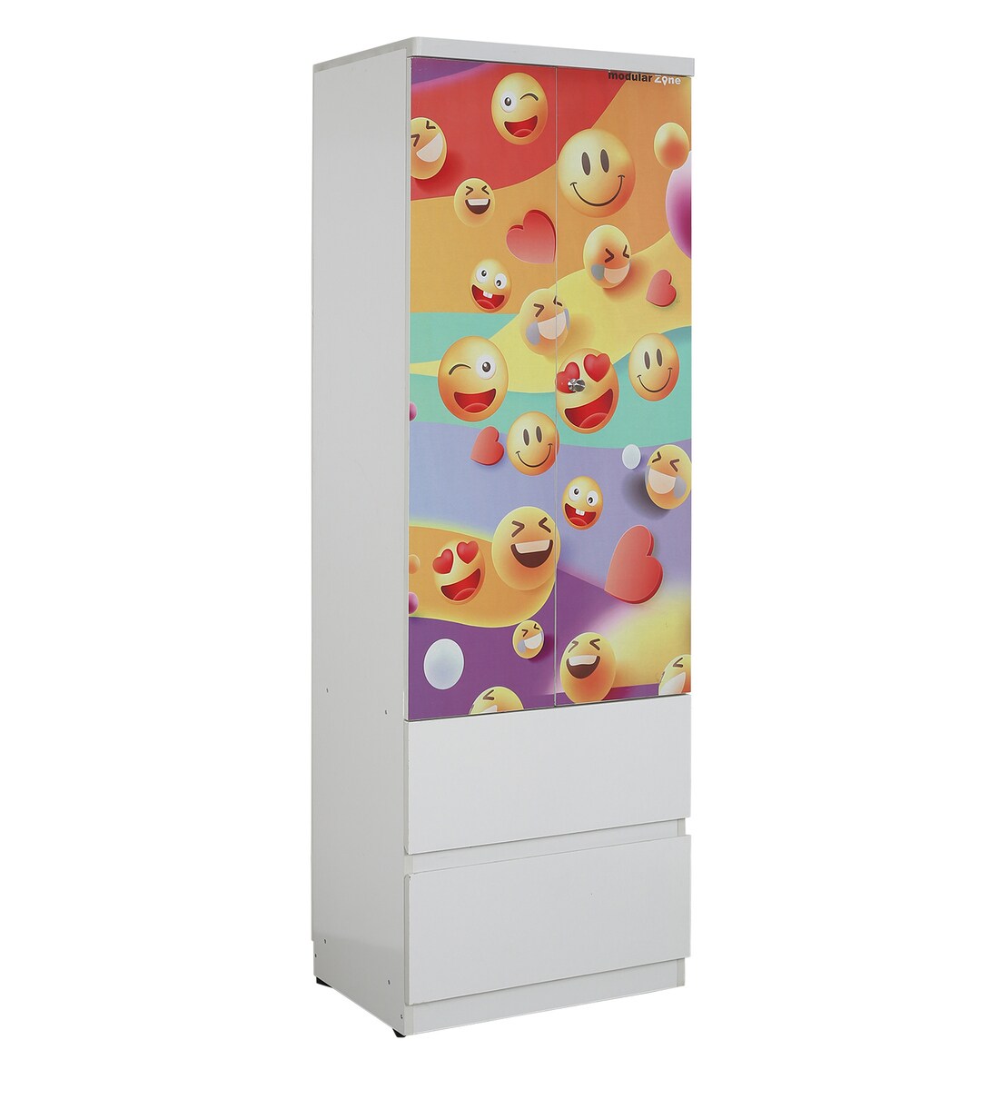 Buy Emoji Kids Wardrobe with Drawers By Modular Zone Online ...