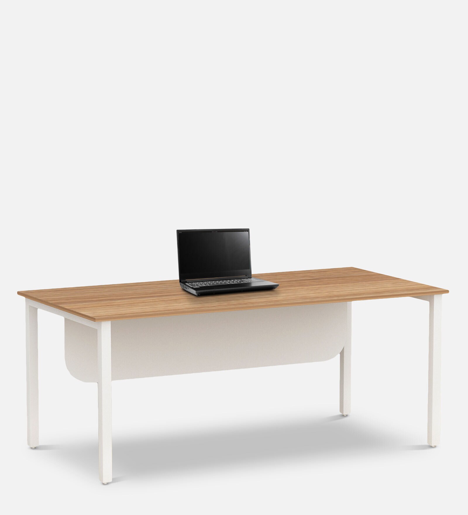 Buy Embassy Workstation In Lyon Teak And Frosty White Finish at 39% OFF ...
