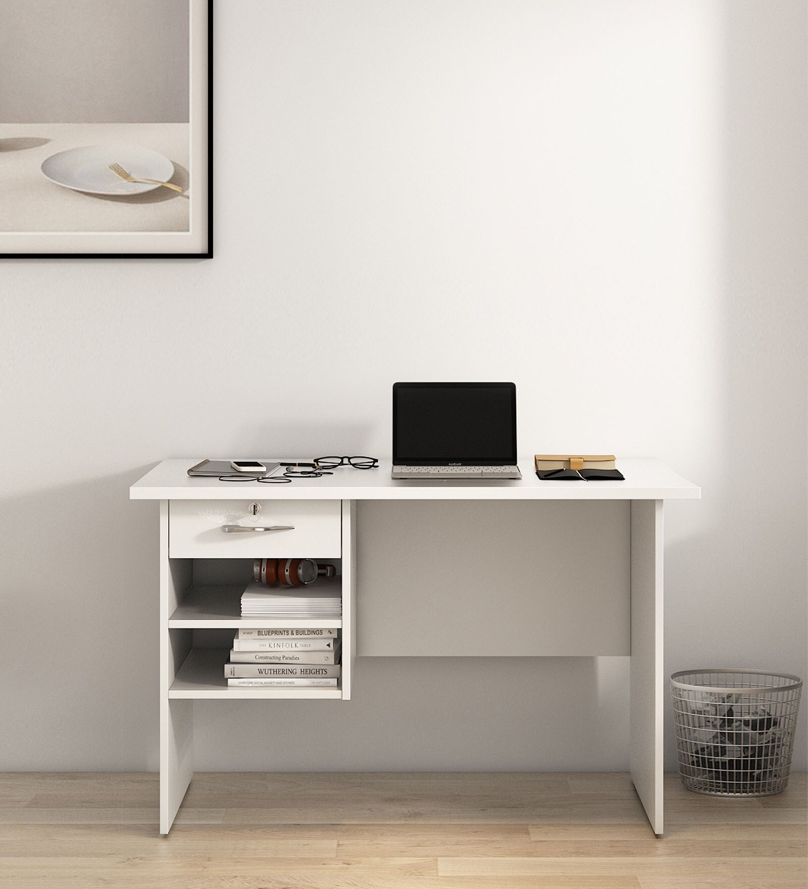 Buy Empire Writing Table in Frosty White Finish at 7% OFF by Casacraft ...