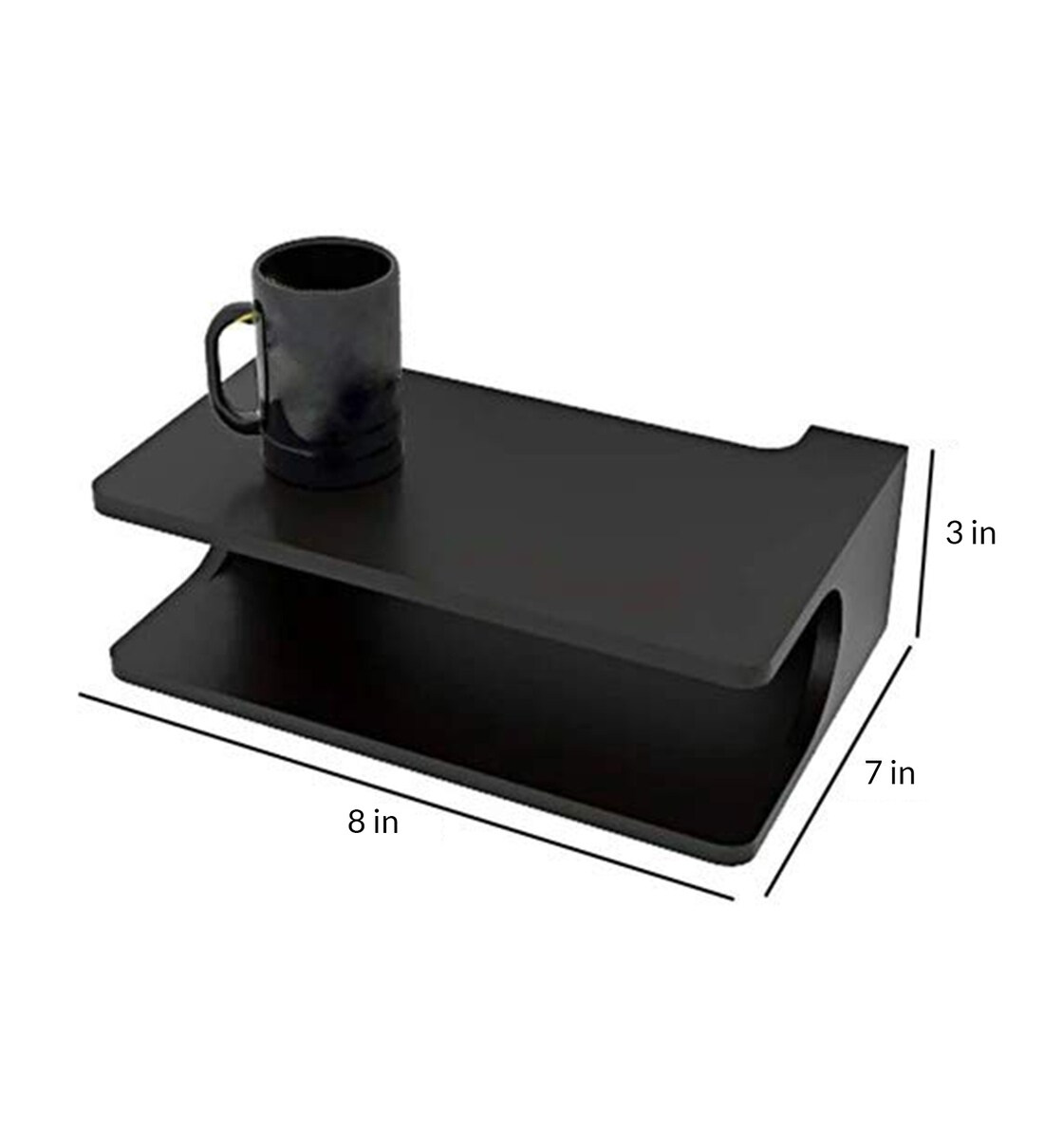 Buy Engineered Wood Set Up Box in Black Colour by Wood Decor City ...