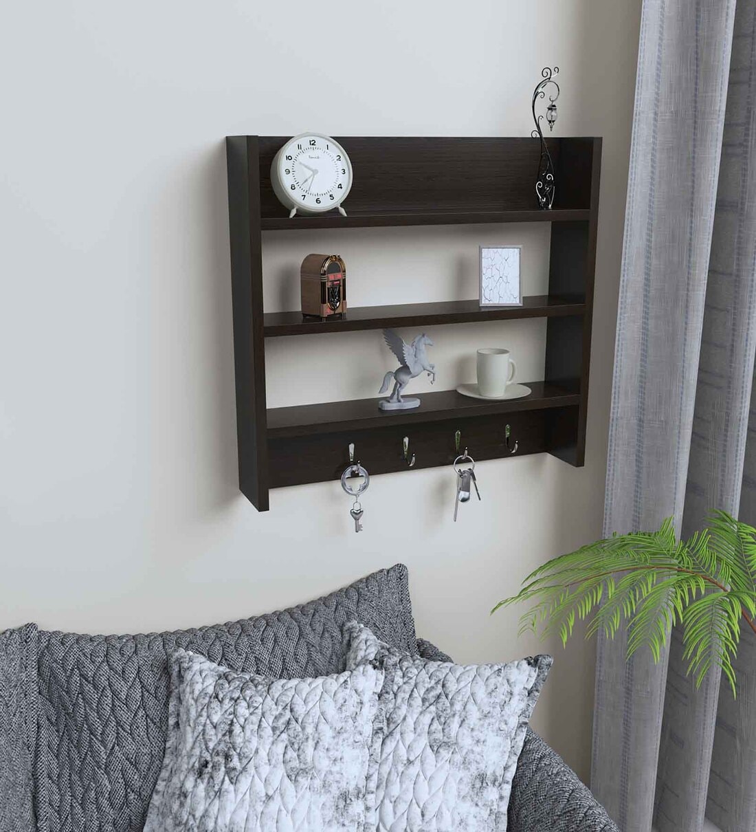 Buy Engineered Wood Wall Shelf at 49% OFF by Random | Pepperfry