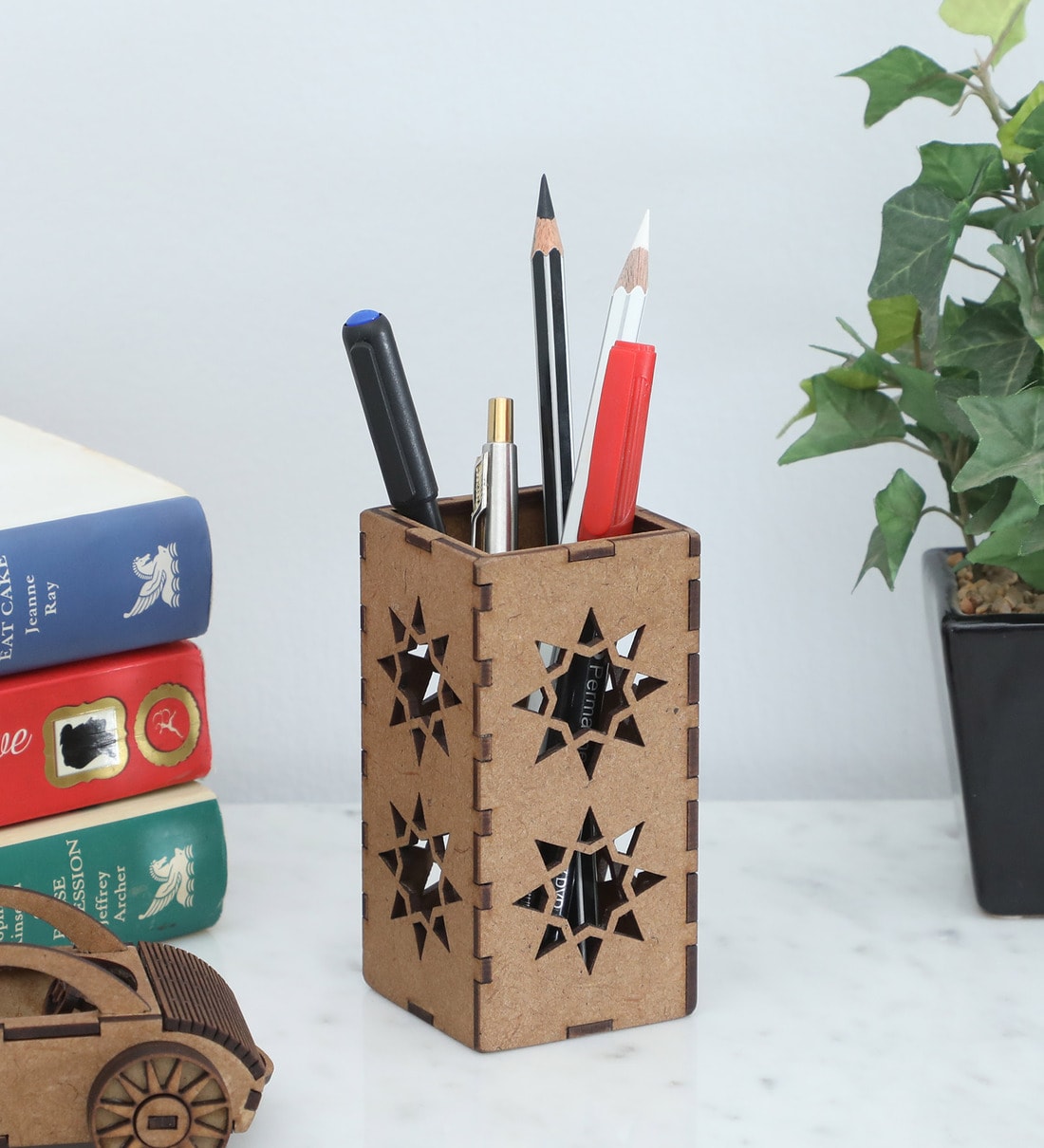 Buy Engineering Wood Decorative Pen Stands at 63% OFF by SHRIBALAJIARTS ...