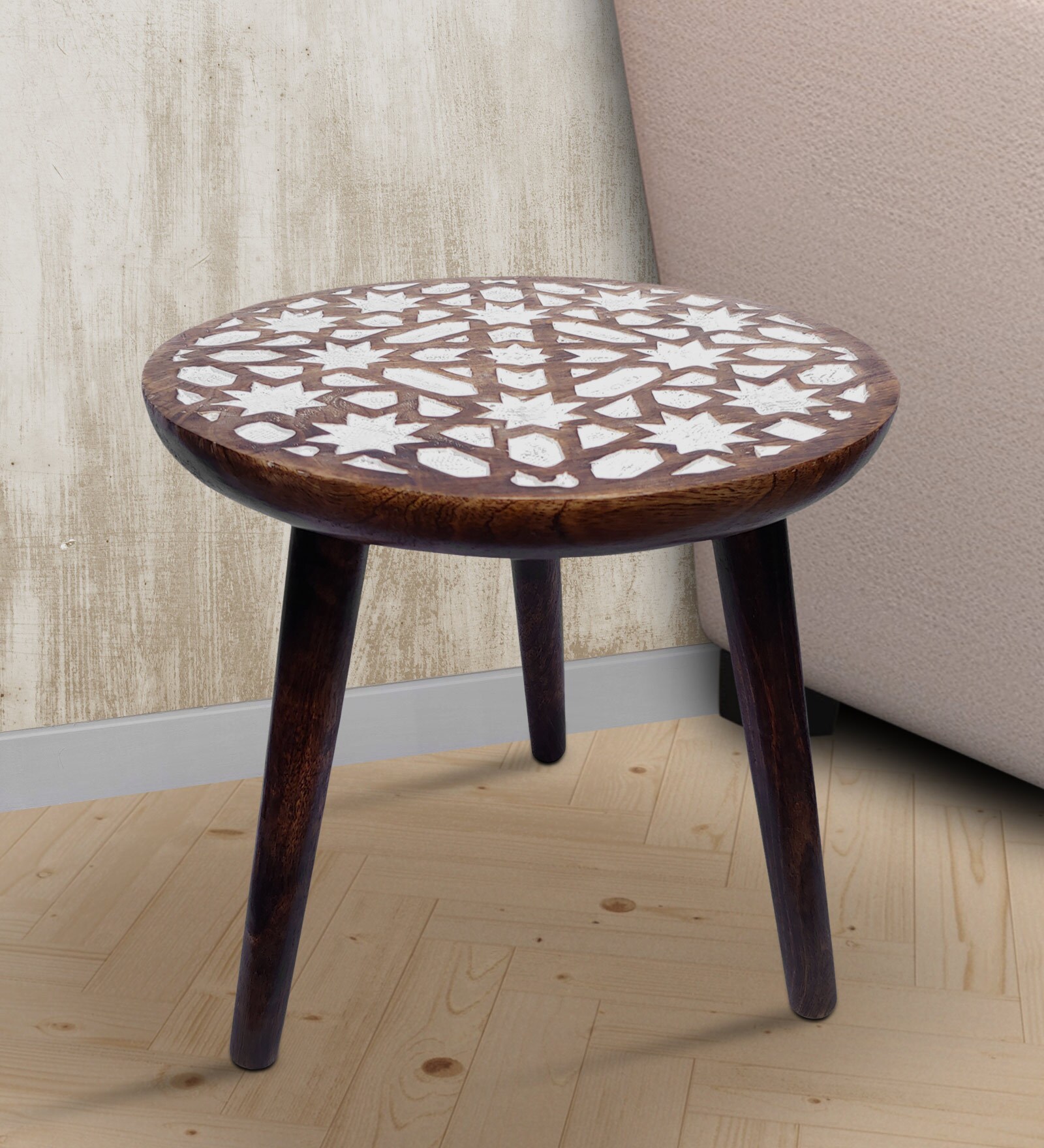 Buy End Table in Brown Colour at 100% OFF by The Urban Store | Pepperfry