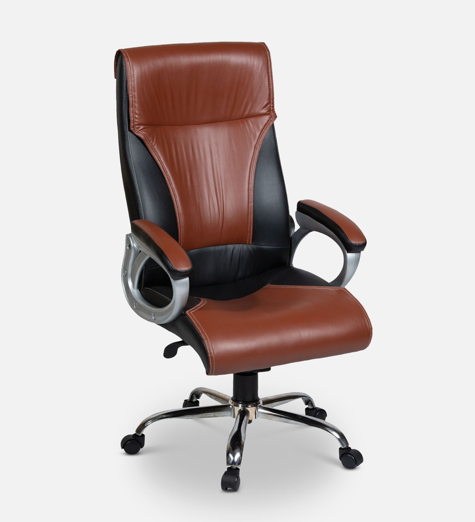 Buy Energy High Back Executive Chair in Brown & Black Colour at 29% OFF ...