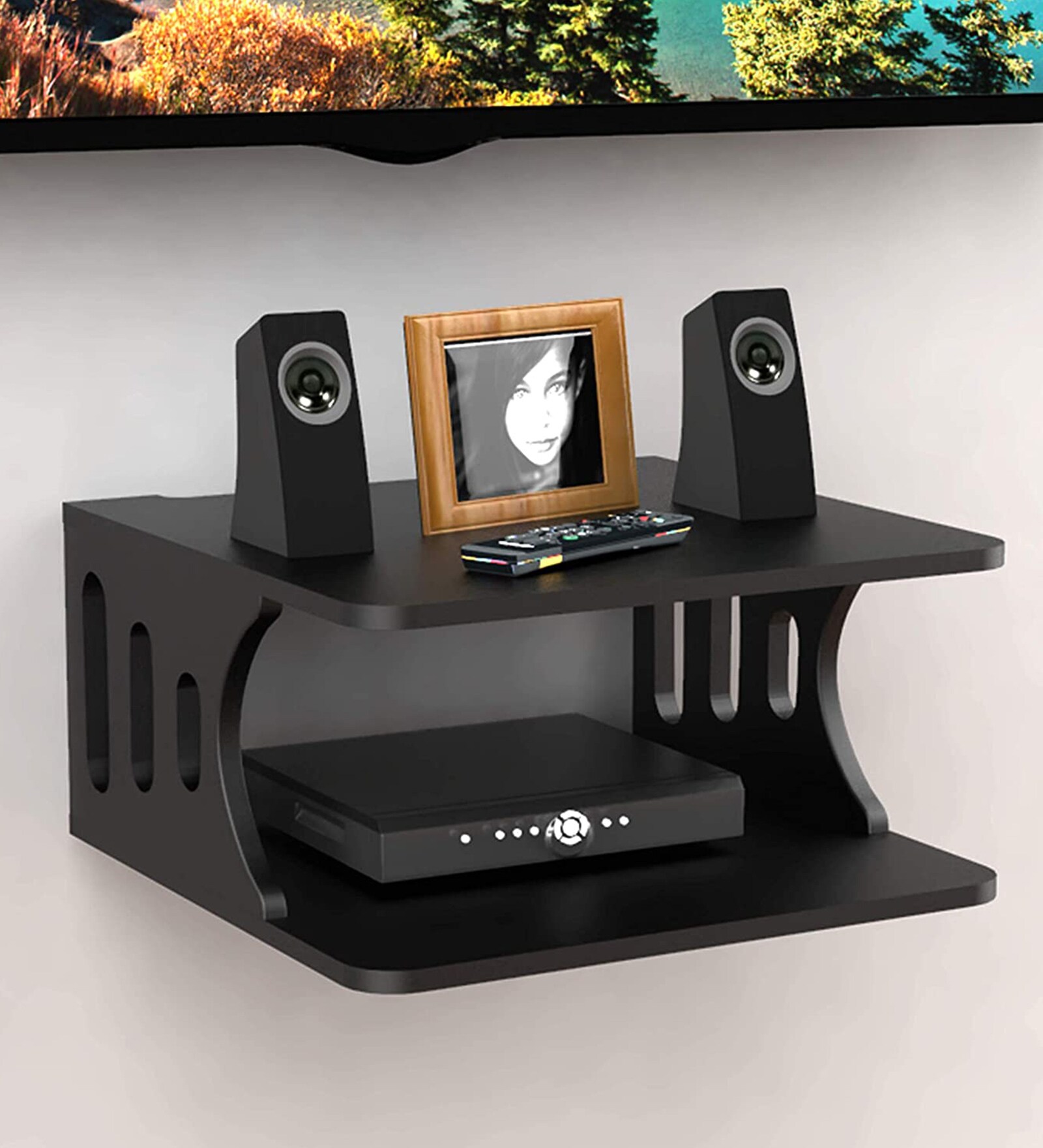 Buy Engineered Wood Set Up Box in Black Colour at 38% OFF by Wood Decor ...