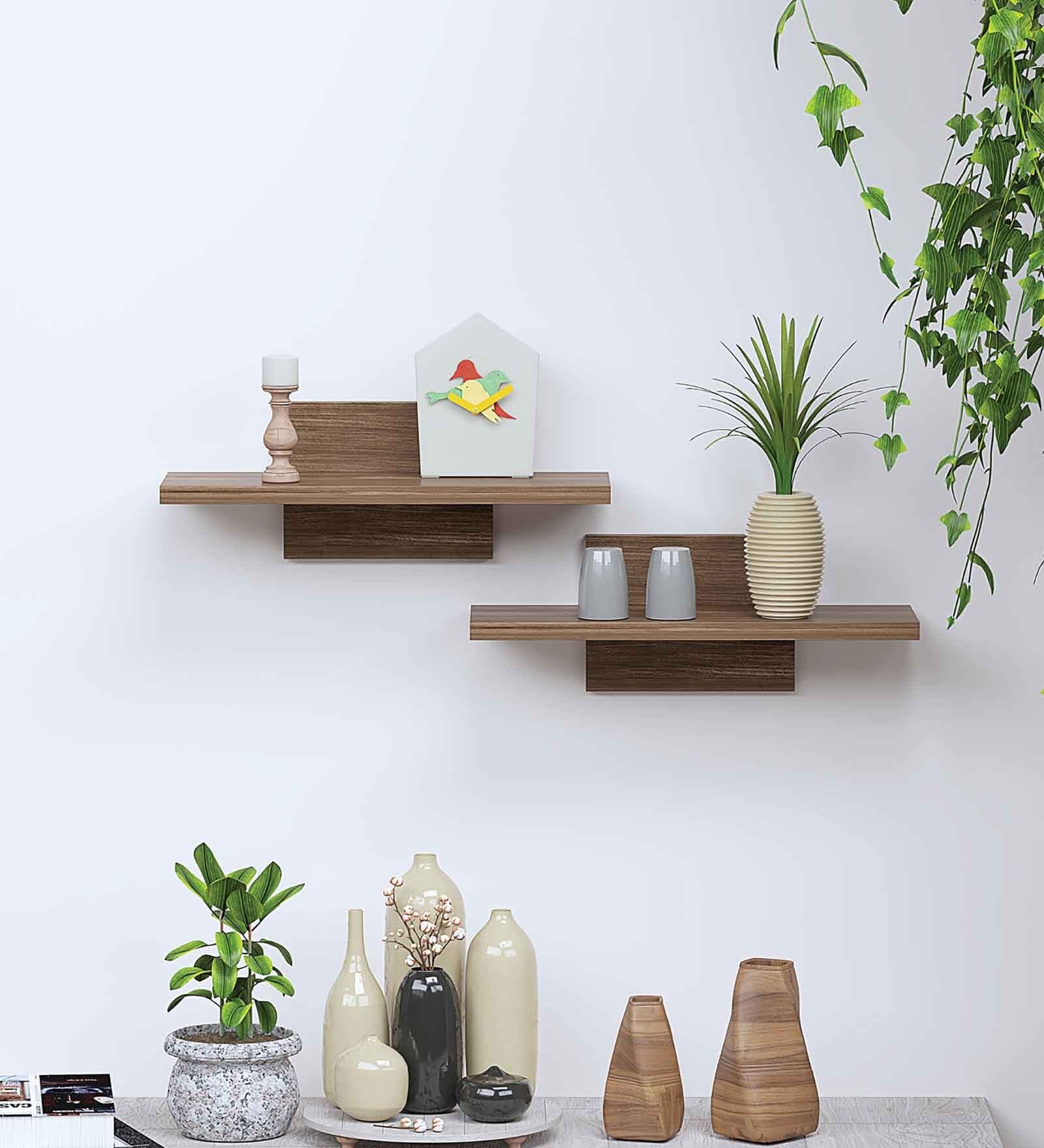 Buy Engineered Wood Wall Shelf at 43% OFF by Random | Pepperfry