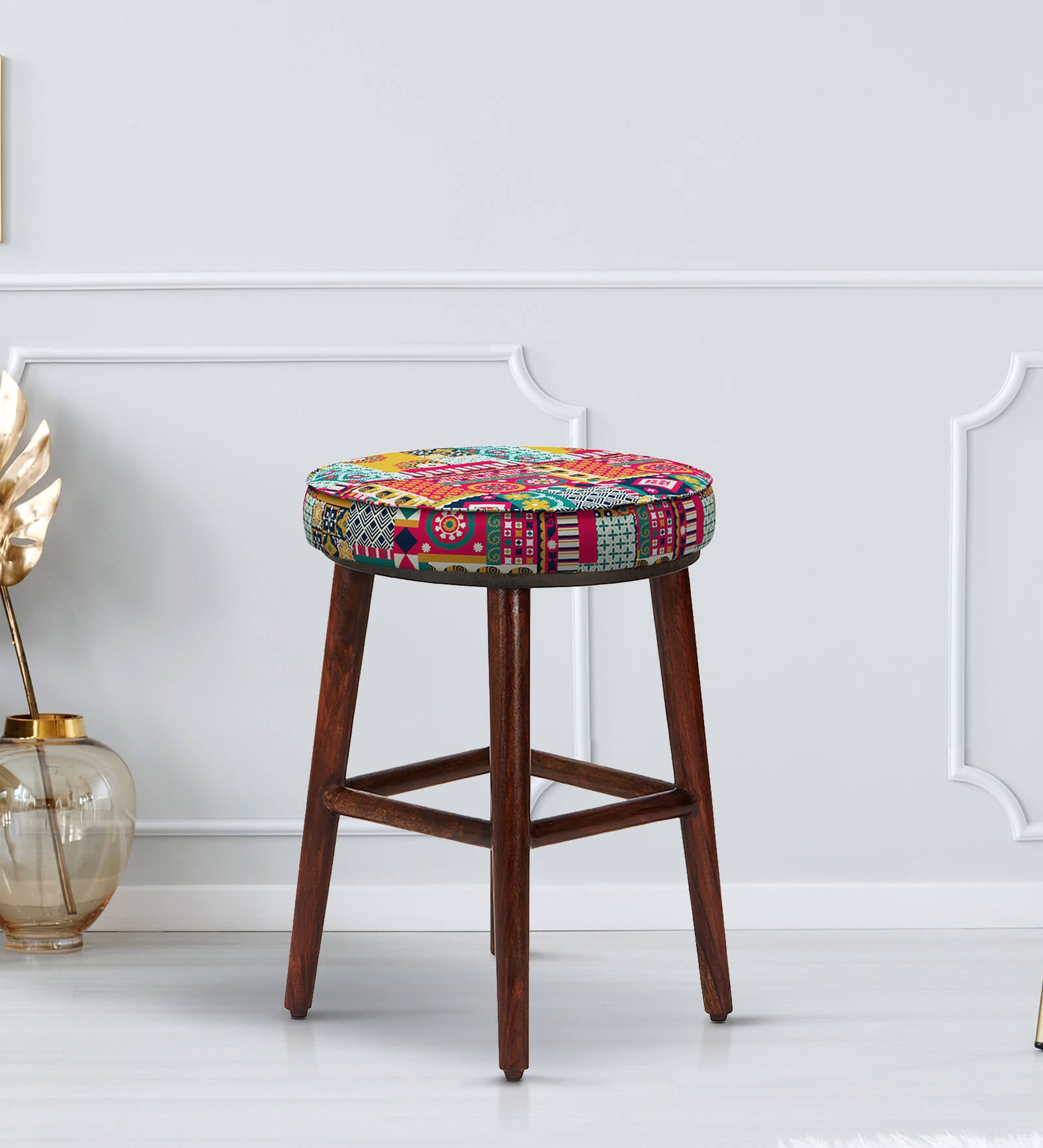 Buy English Fabric Seating Stool In Multicolour at 10% OFF by Chumbak ...