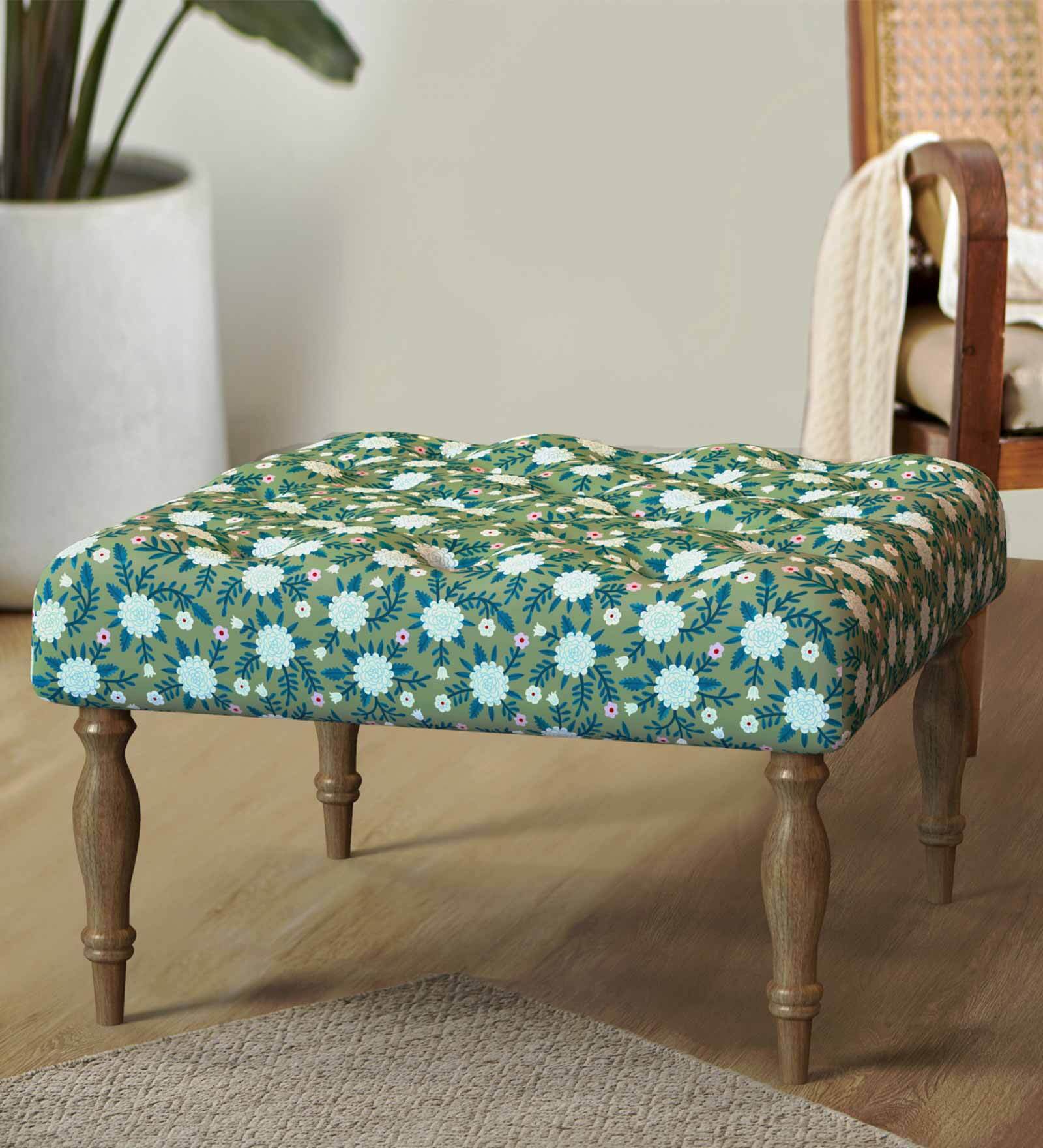 Buy English Ottoman in Spring Marigold Colour at 10% OFF by Chumbak ...