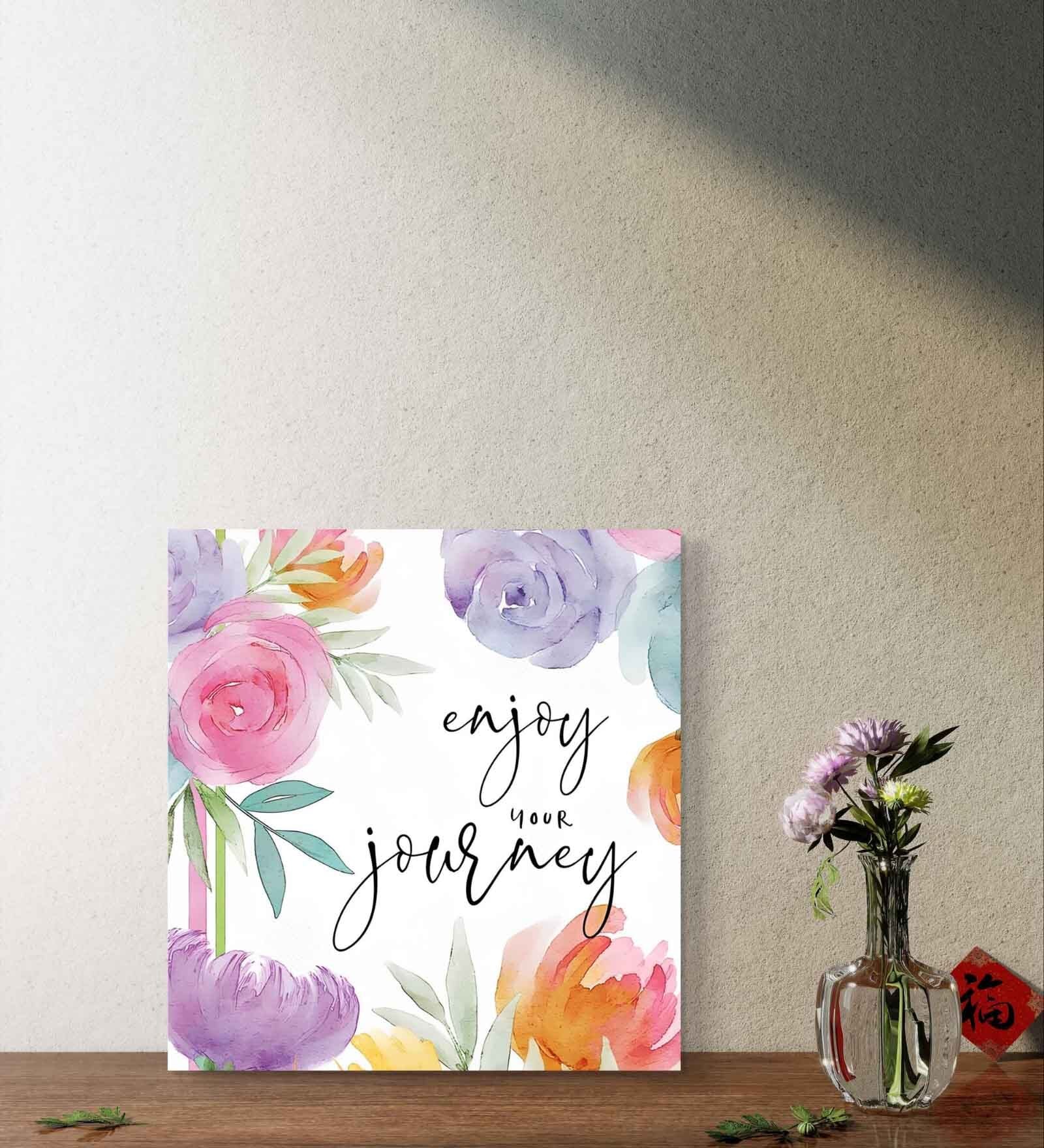 Buy Enjoy your Journey Mini Canvas Frame at 16% OFF by Genie Art ...