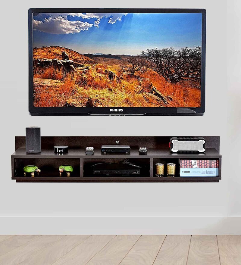 Buy Engineered Wood Set Up Box Brown Colour Online - Set Top Box ...