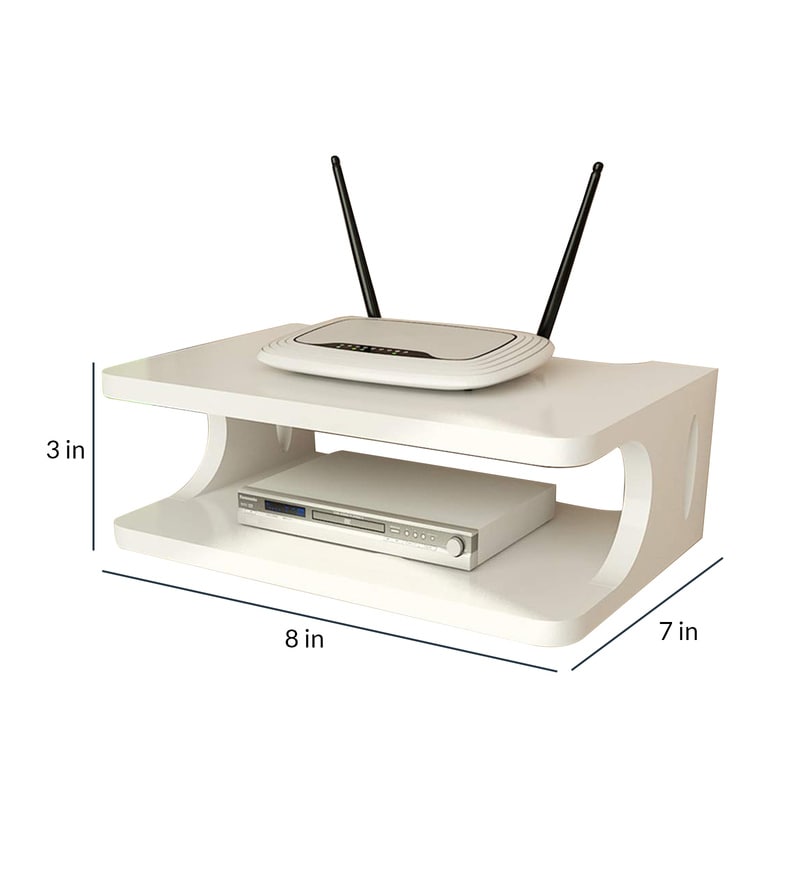 Buy Engineered Wood Set Up Box in White Colour By Home Sparkle Online ...