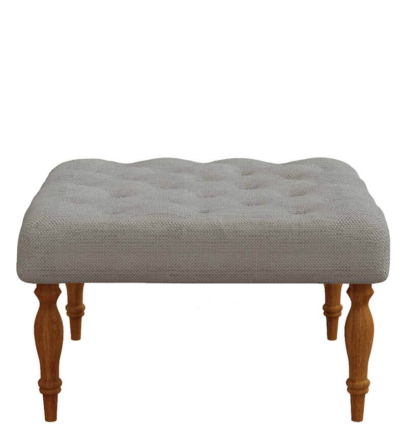 Buy English Ottoman in Bangalore Grey Colour by Chumbak Online ...