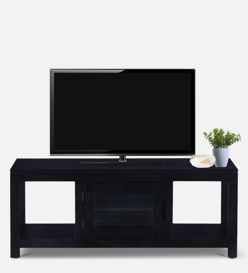 Buy Enkel Solid Wood TV Shelf for TVs up to 43\ in Warm Chestnut Finish ...
