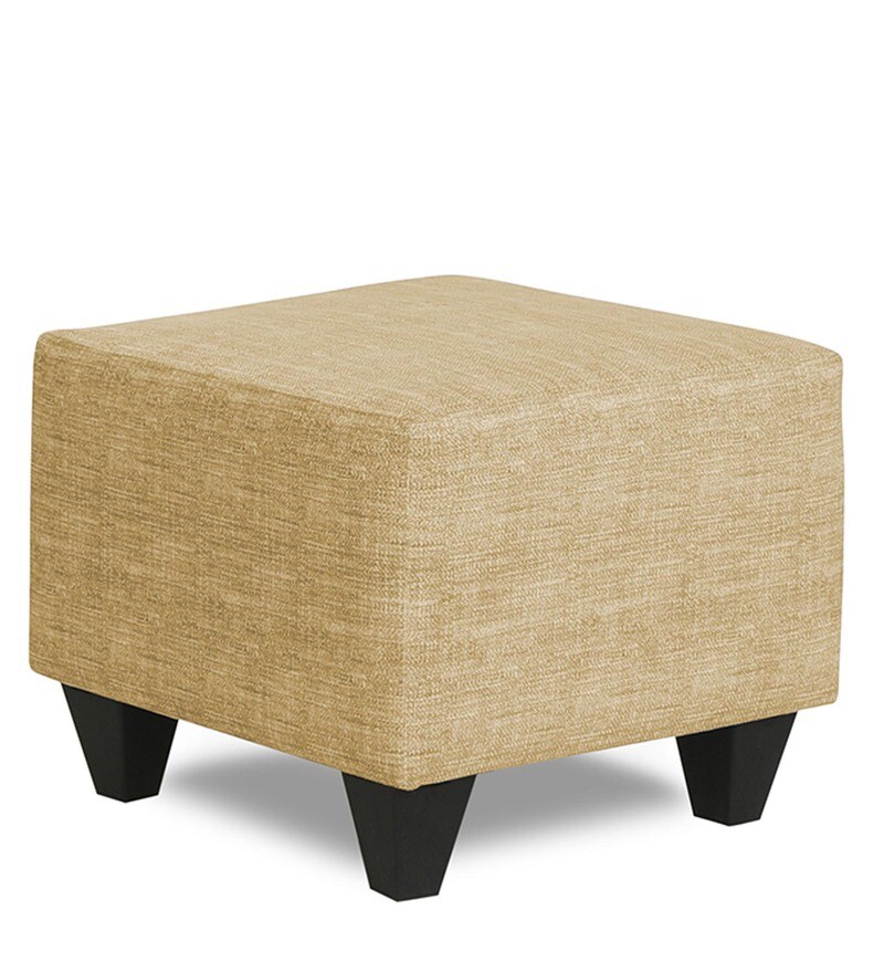 Buy Enzo Fabric Foot Stool in Beige Colour Online - Foot Stools - Foot ...