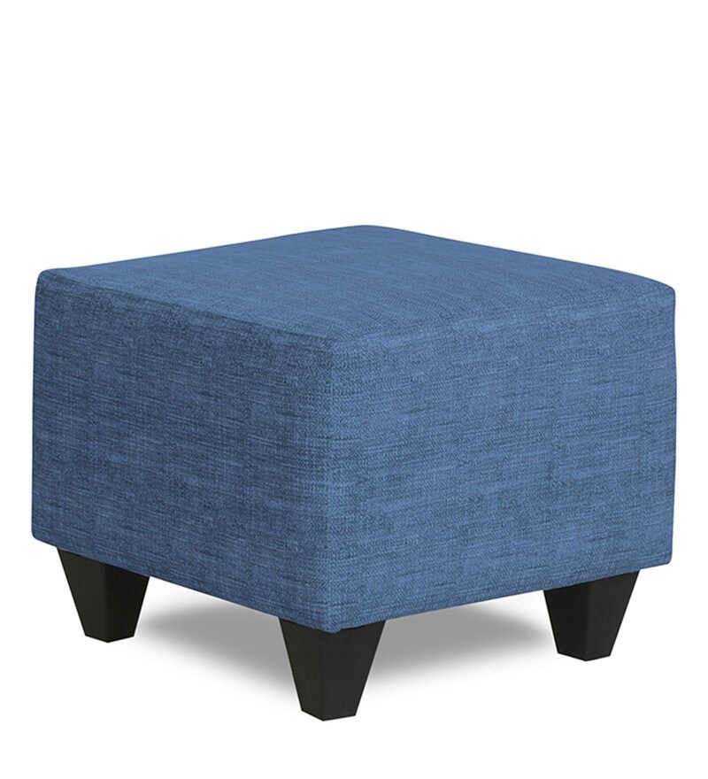 Buy Enzo Decent Foot Stool in Blue Colour by Adorn India Online - Foot ...