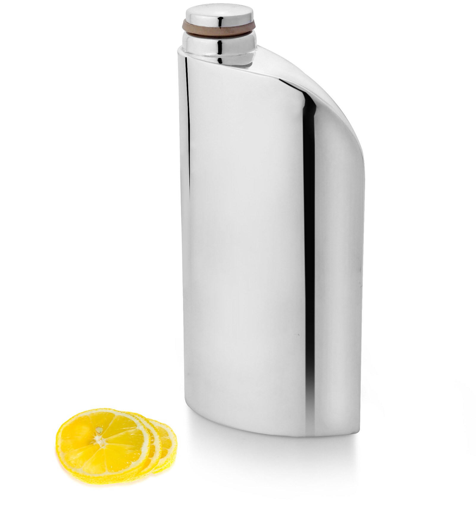 Buy Episode Silver 100 ML Waves Design 92.5 Silver Plated Hip Flask ...