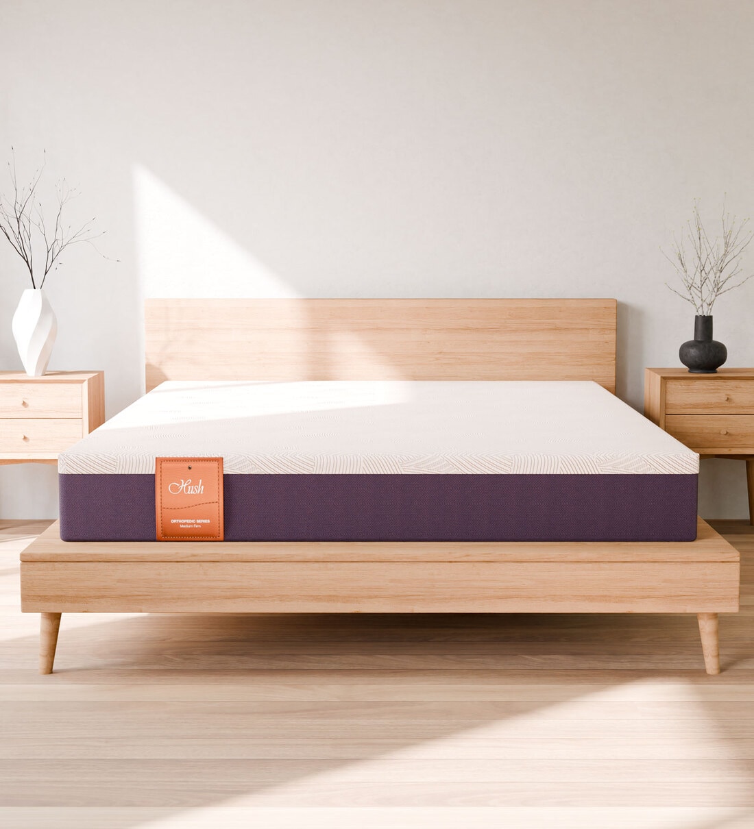 Buy Ergonomic 8 Inch Memory Foam Queen Size Mattress at 20% OFF by Hush ...