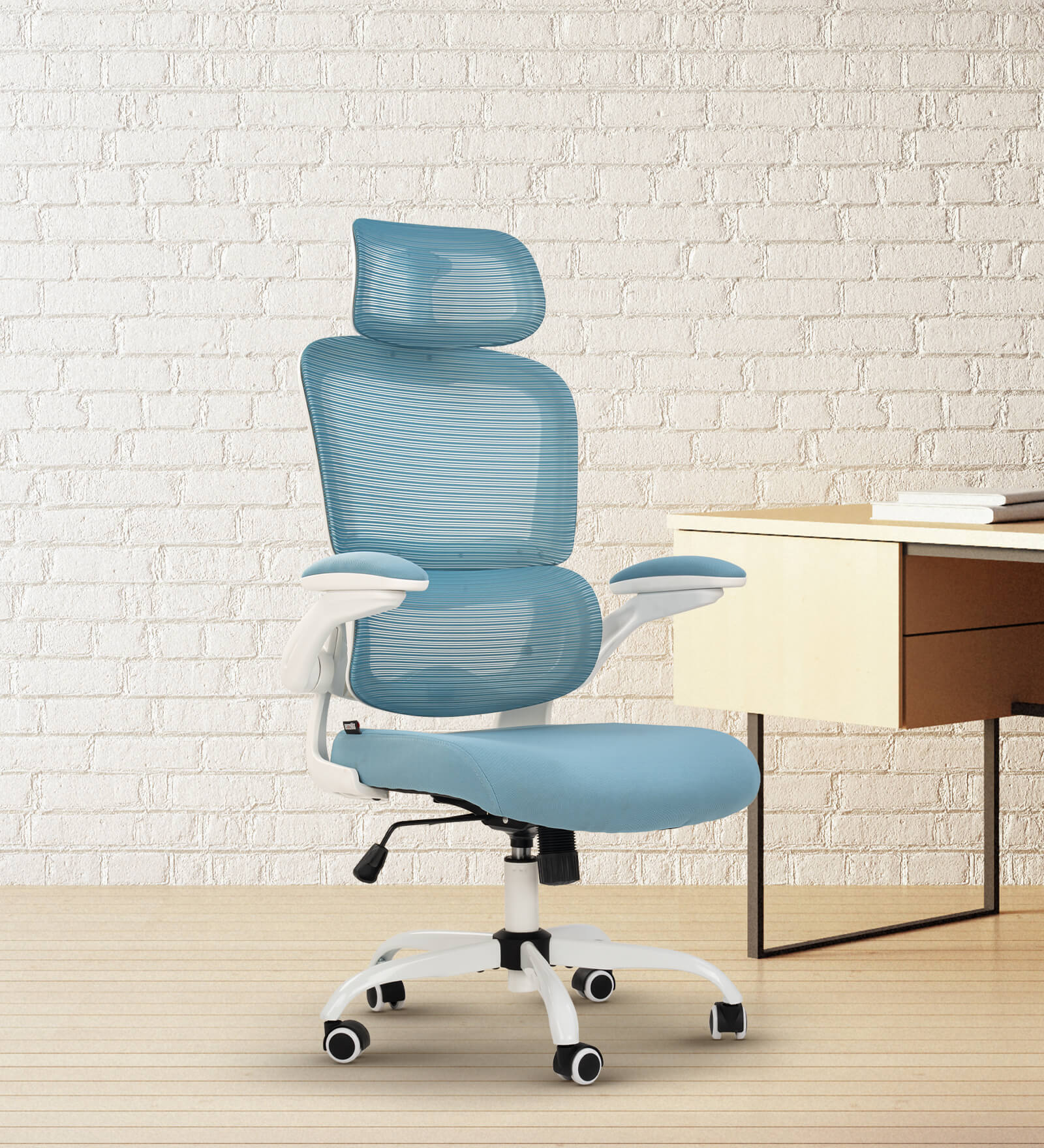 Buy Ergo Flex Ergonomic Chair in Blue Colour at 33% OFF by Drogo ...
