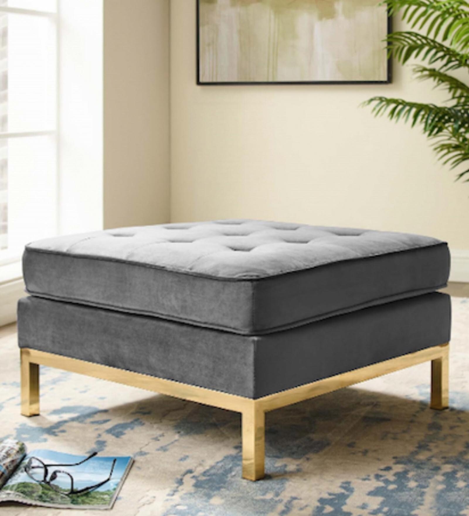 Buy Erik Tuft Stool in Midnight Grey Colour at 100% OFF by ...