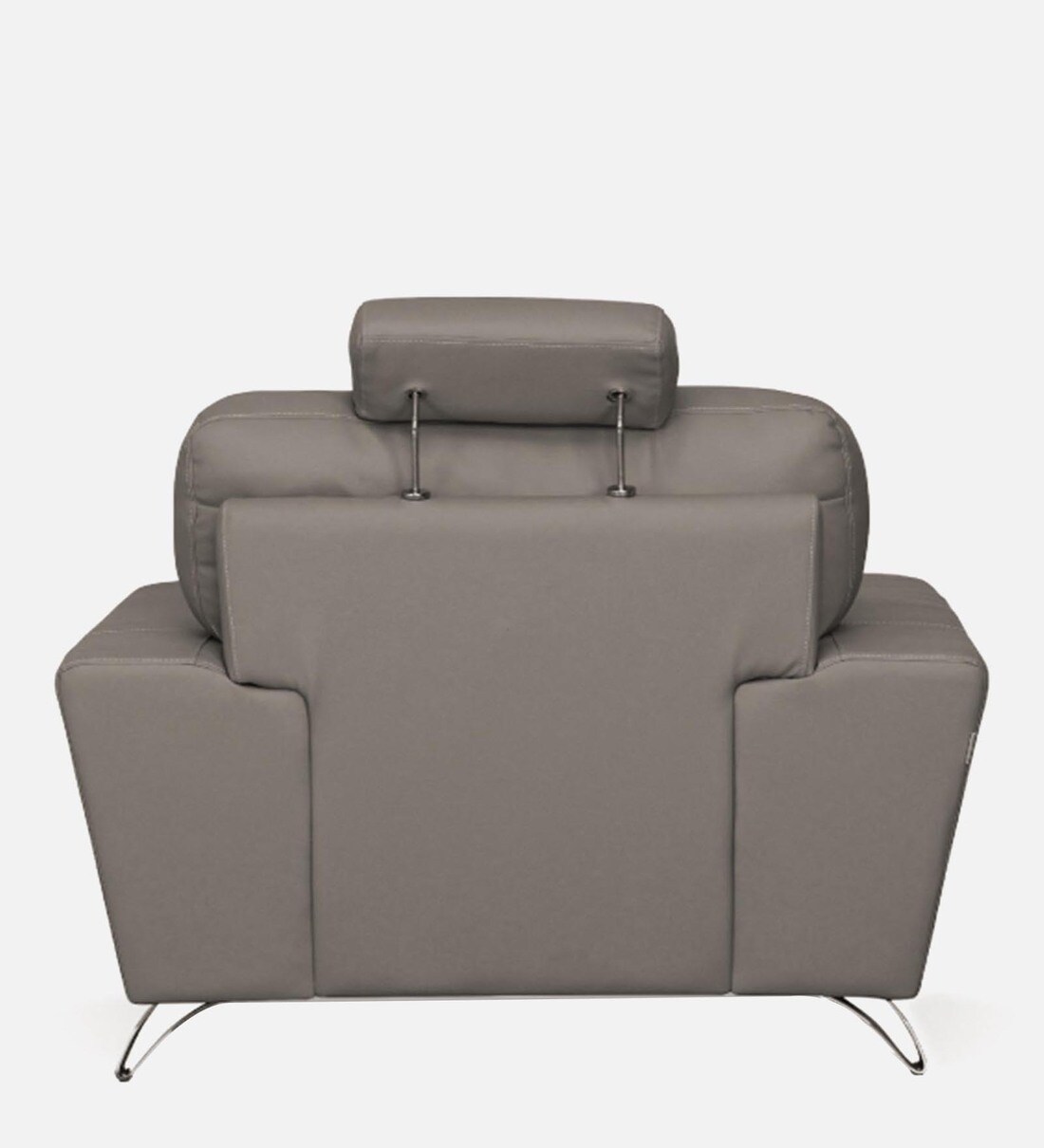 Buy Esteban Half Leather 1 Seater Sofa In Buff Colour By Casacraft ...