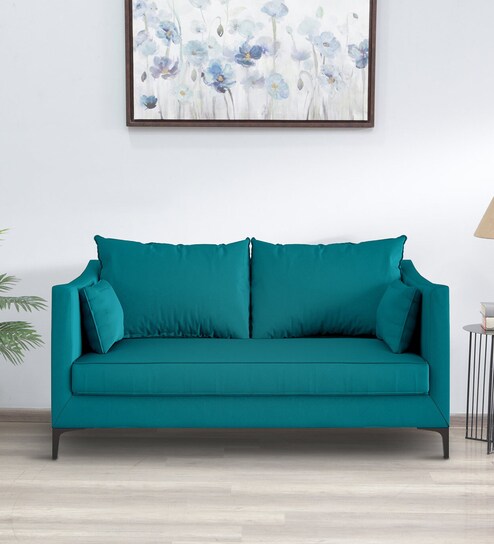 Turquoise Sofa | Baci Living Room