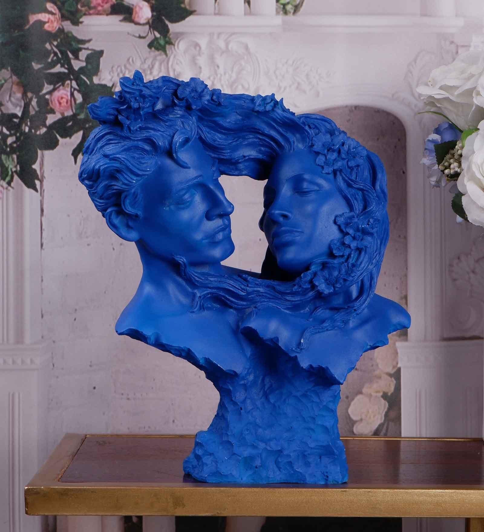 Buy Ethereal Ties Blue Polyresin Showpiece at 45% OFF by The White Ink ...