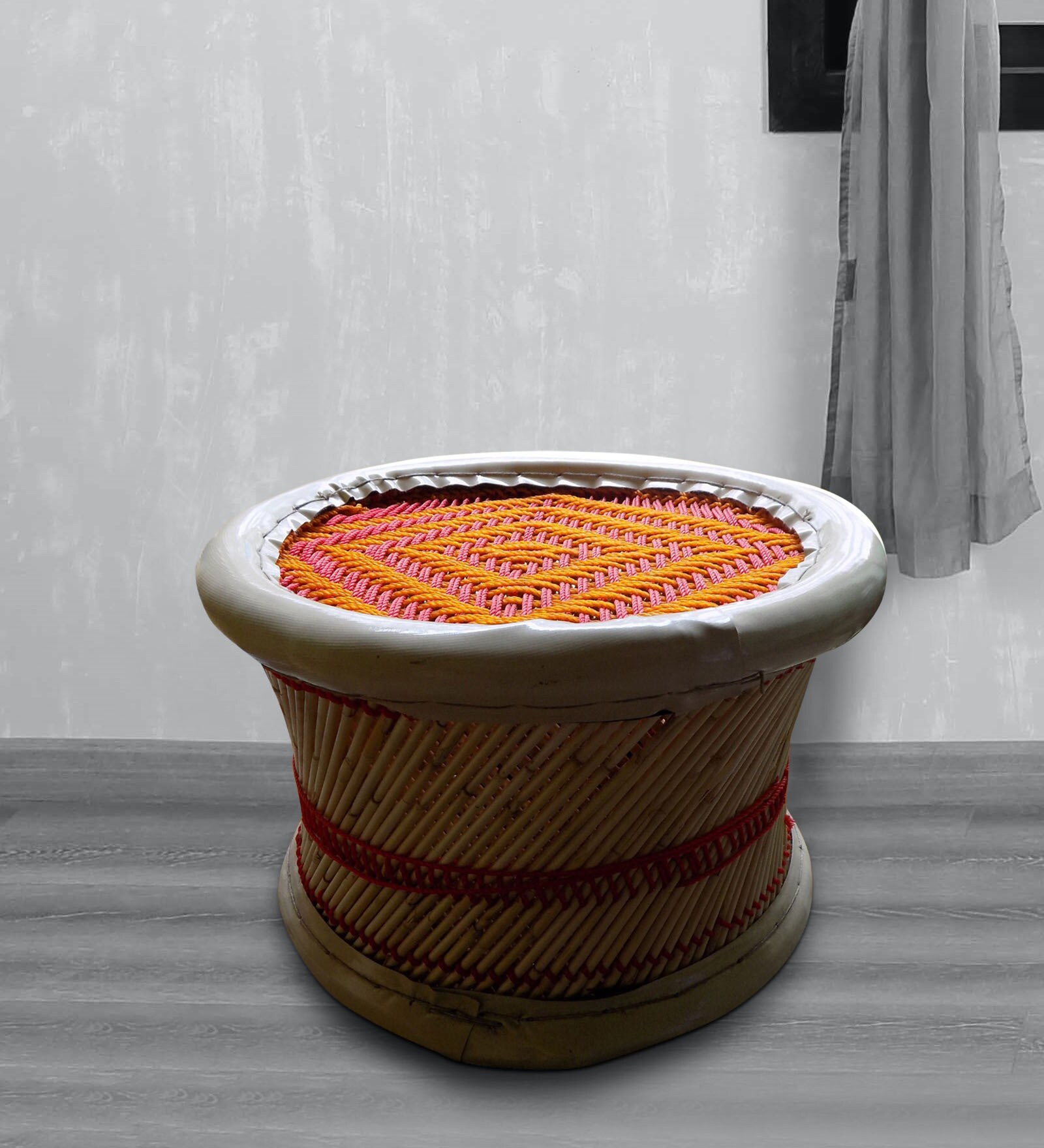 Buy Ethnic Handcrafted Mudiya Stool in Multi Colour at 46% OFF by ...