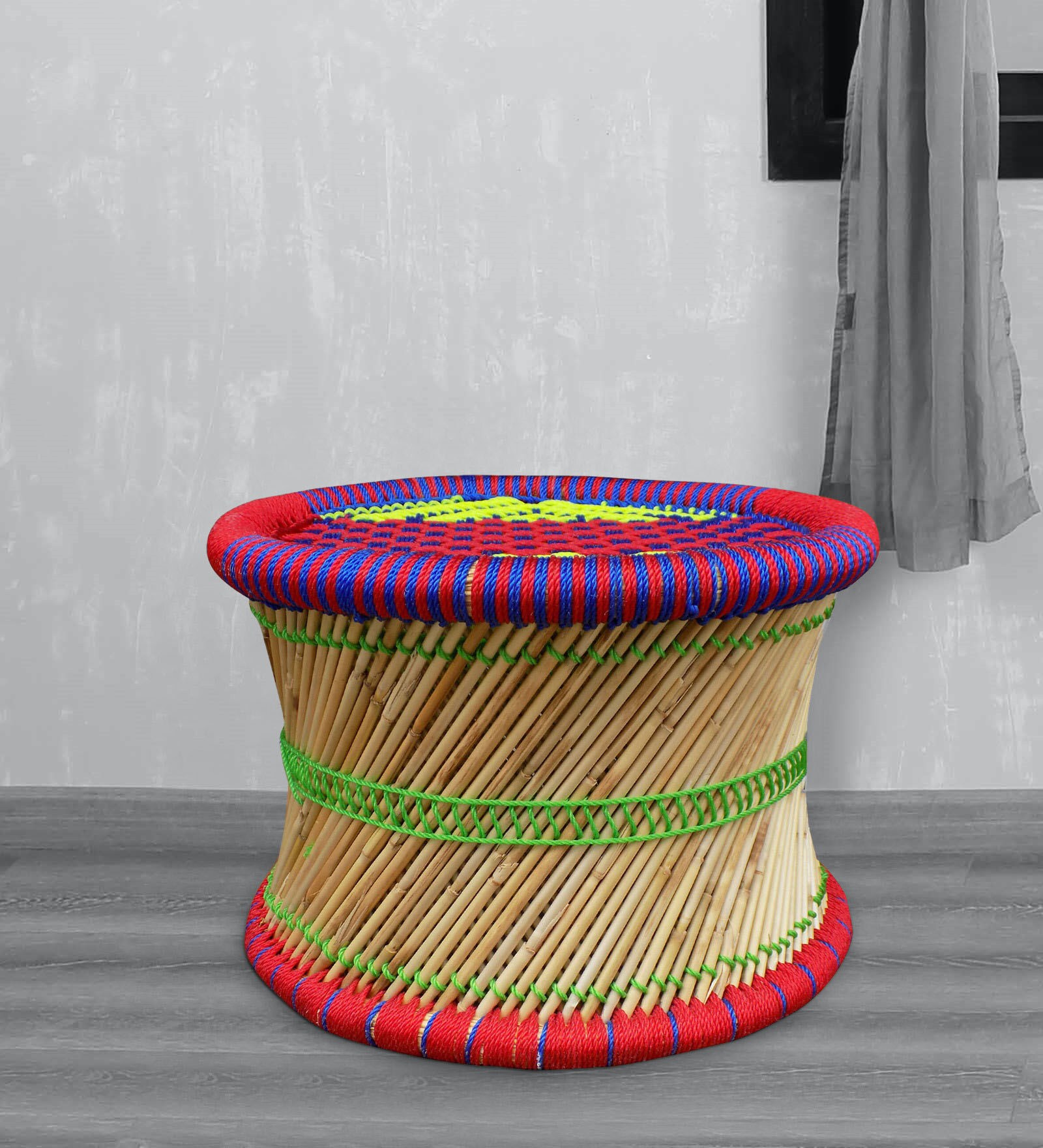 Buy Ethnic Handcrafted Mudiya Stool in Multi Colour at 44% OFF by ...