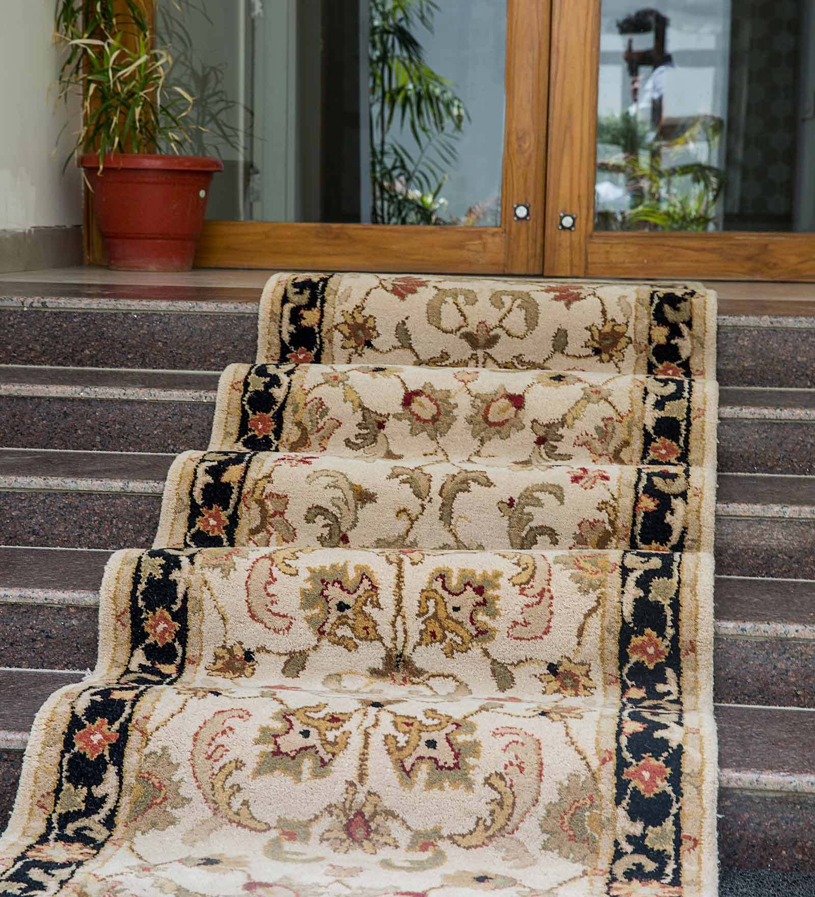 Buy Ethnic Motif Wool 12 x 3 feet Hand Tufted Runner By Jaipur Rugs at ...