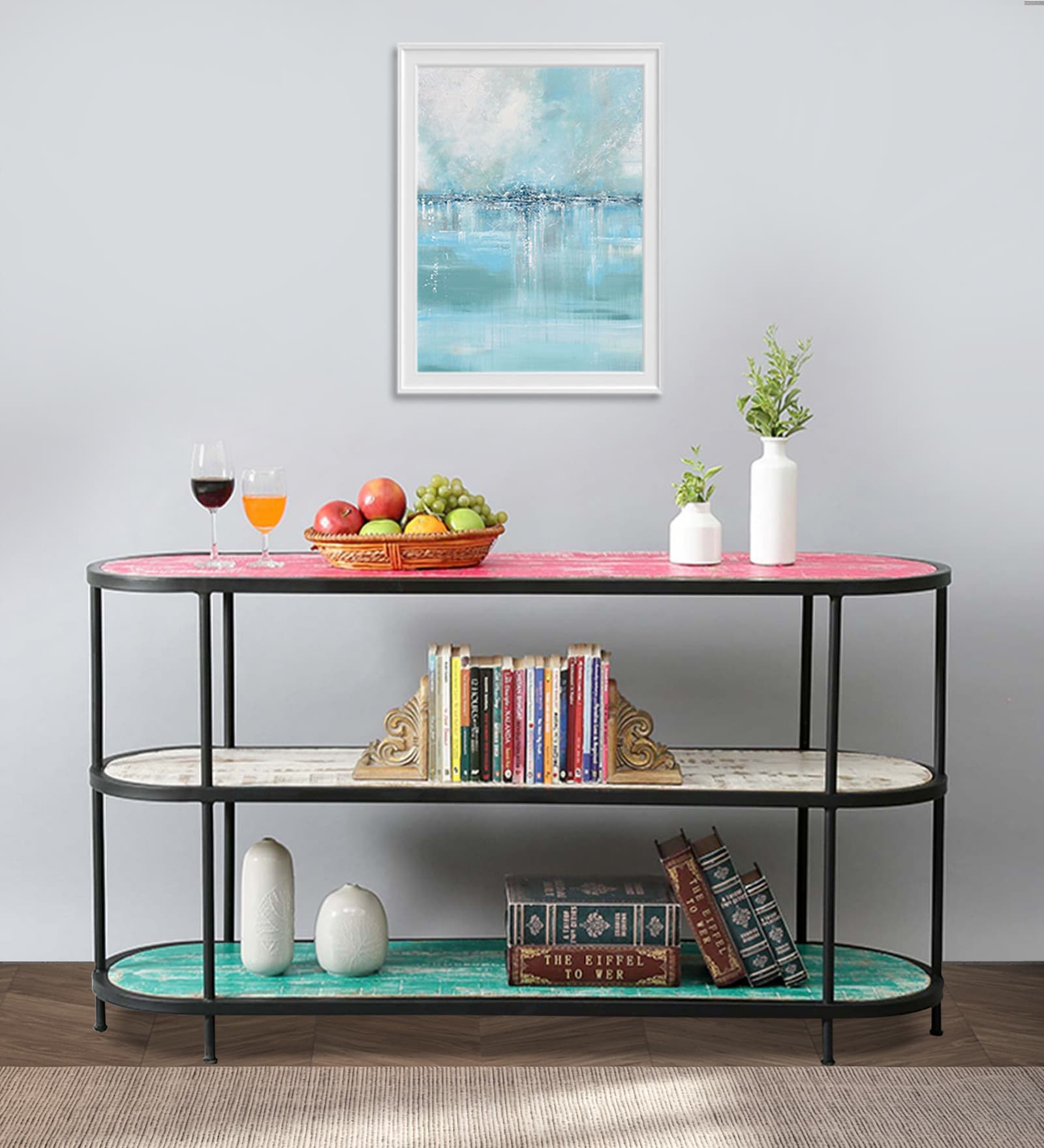 Buy Romani Metal Console Table In Multicolour at 7% OFF by Bohemiana ...