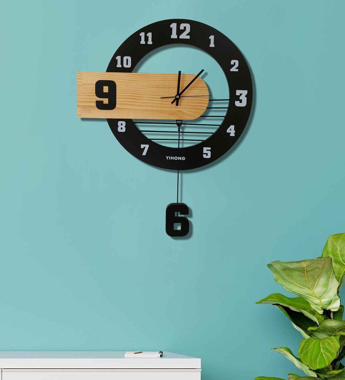 Buy Lumber European Design Wooden Finish Nordic Silent Movement ...