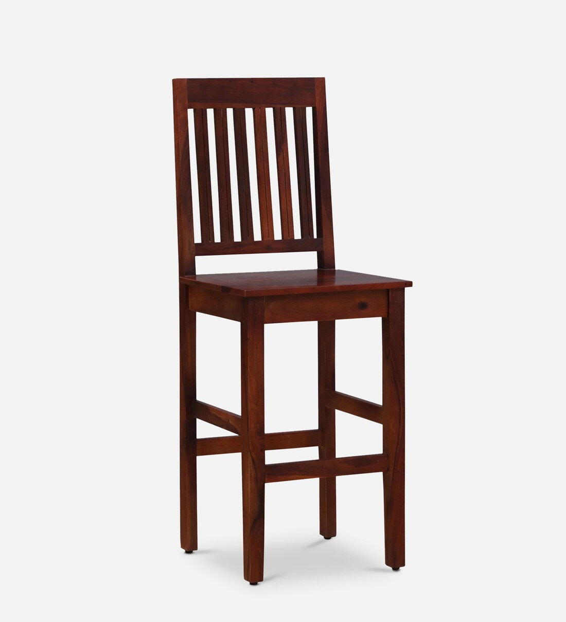 Buy Eva Sheesham Wood Bar Stool In Honey Oak Finish By Woodsworth ...