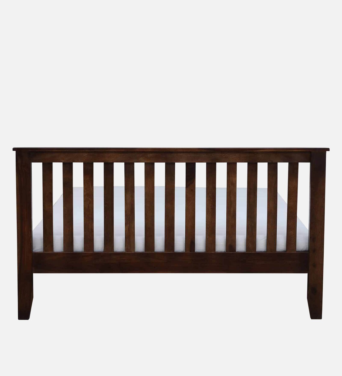 Buy Eva Sheesham Wood Queen Size Bed In Provincial Teak Finish By ...