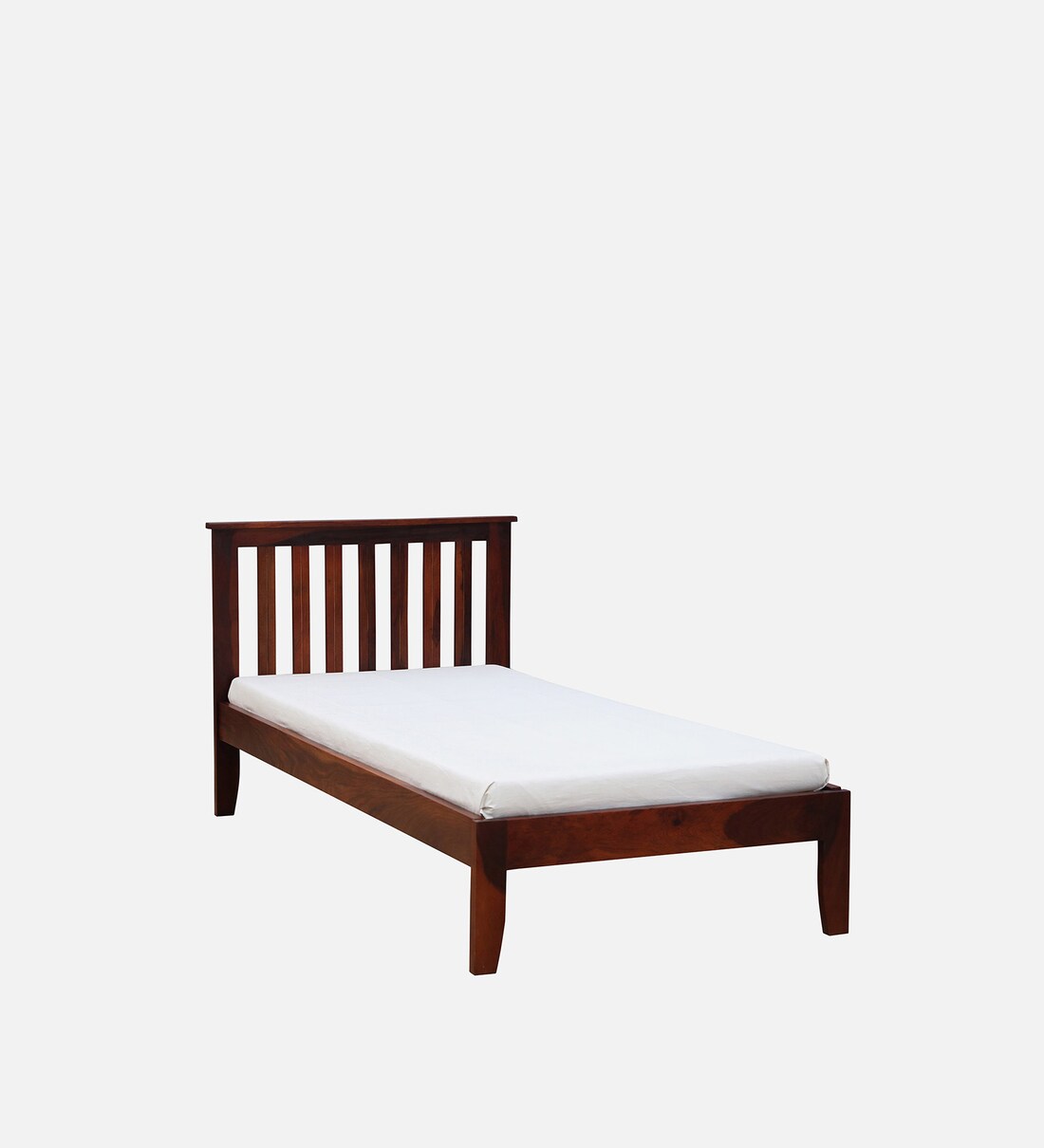 Buy Eva Sheesham Wood Single Bed In Honey Oak Finish By Woodsworth ...