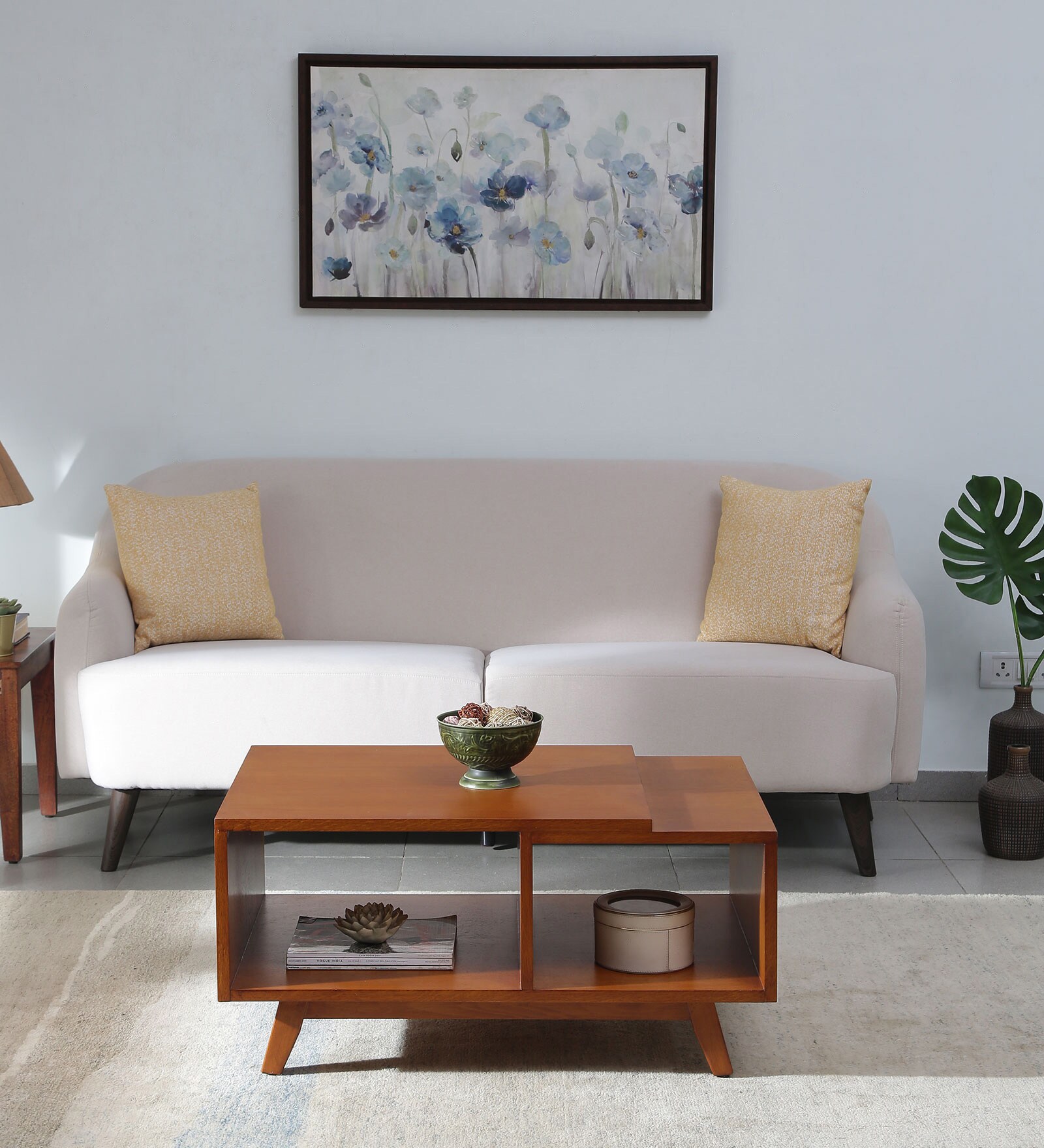 Buy Eva Solid Wood Coffee Table in Honey Finish at 25% OFF by Ekbote ...