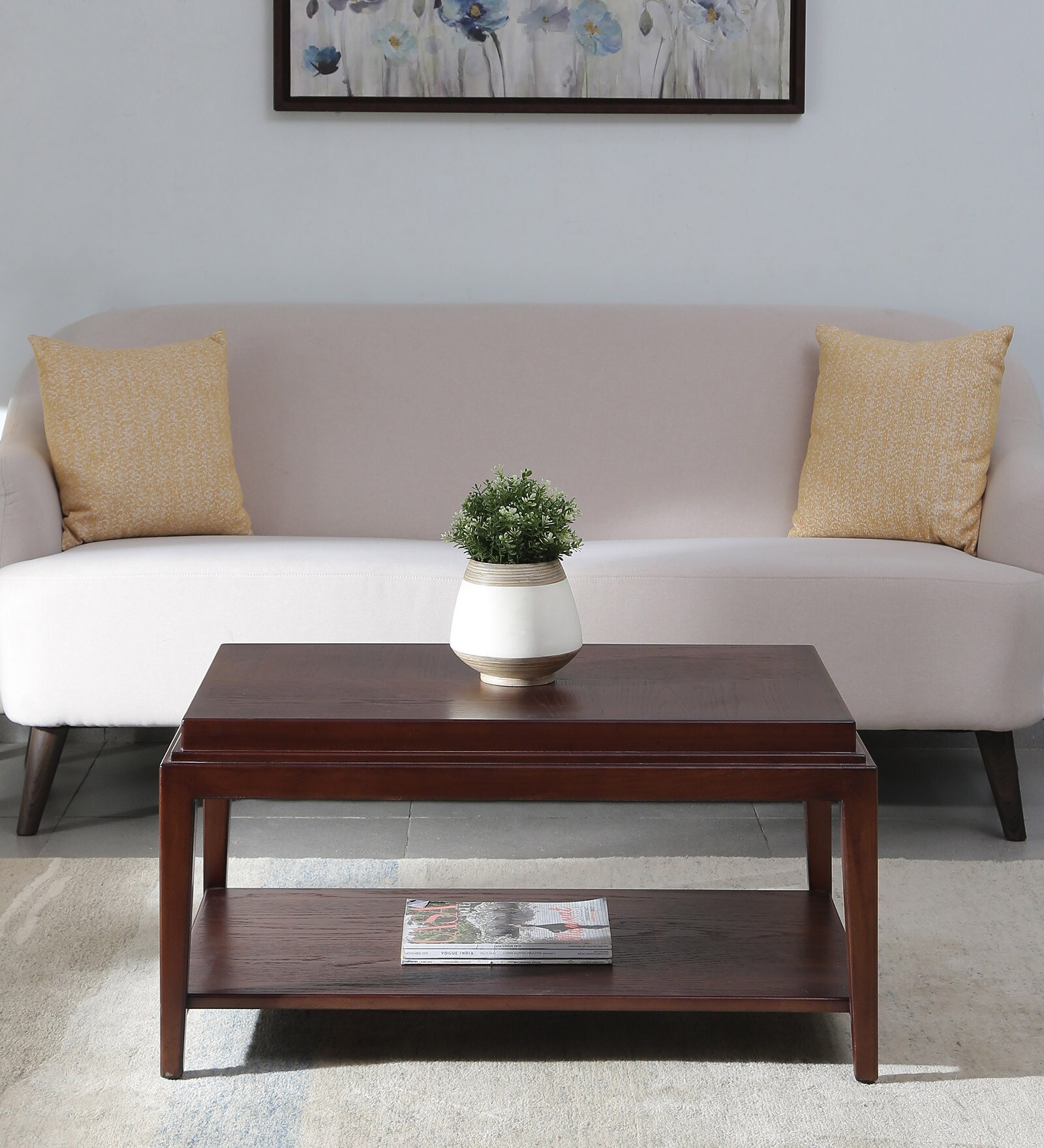 Buy Eva Solid Wood Centre Tables in Wenge Finish at 25% OFF by Ekbote ...