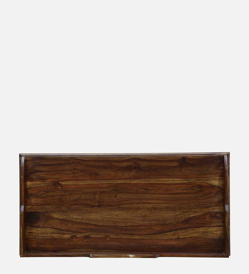 Buy Barwick Sheesham Wood Writing Table In Provincial Teak Finish By ...