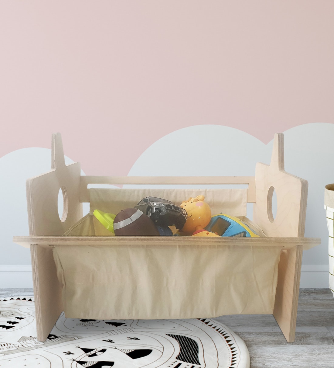 Buy Explore Toy Storage in Beige Colour by CuddlyCoo Online - Toy ...
