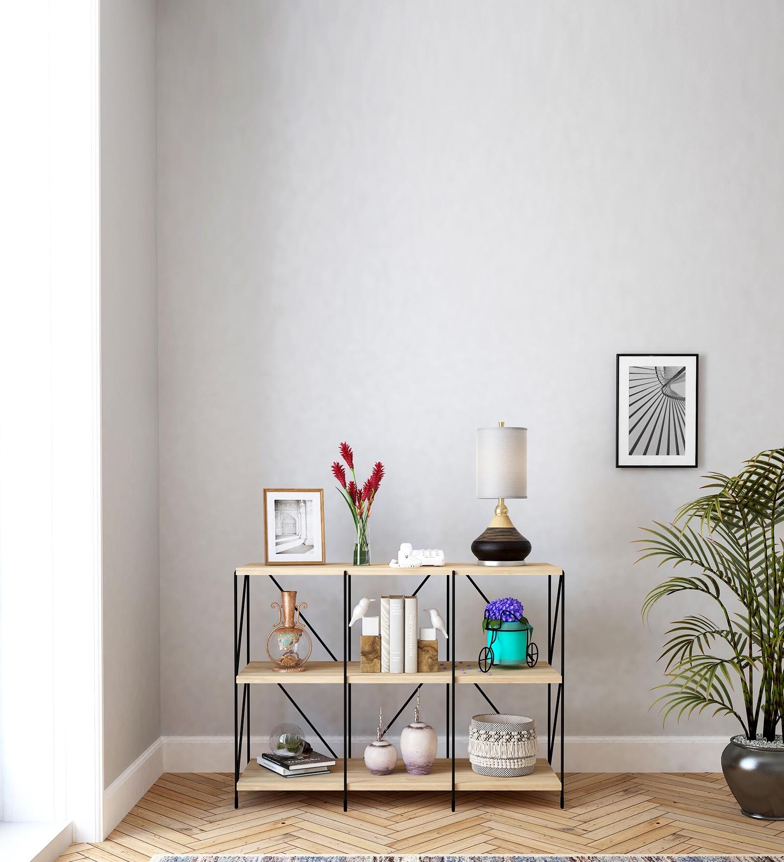 Buy Ezbo Book Shelves in Summer Oak Finish in 3X2 Cube at 51% OFF by ...