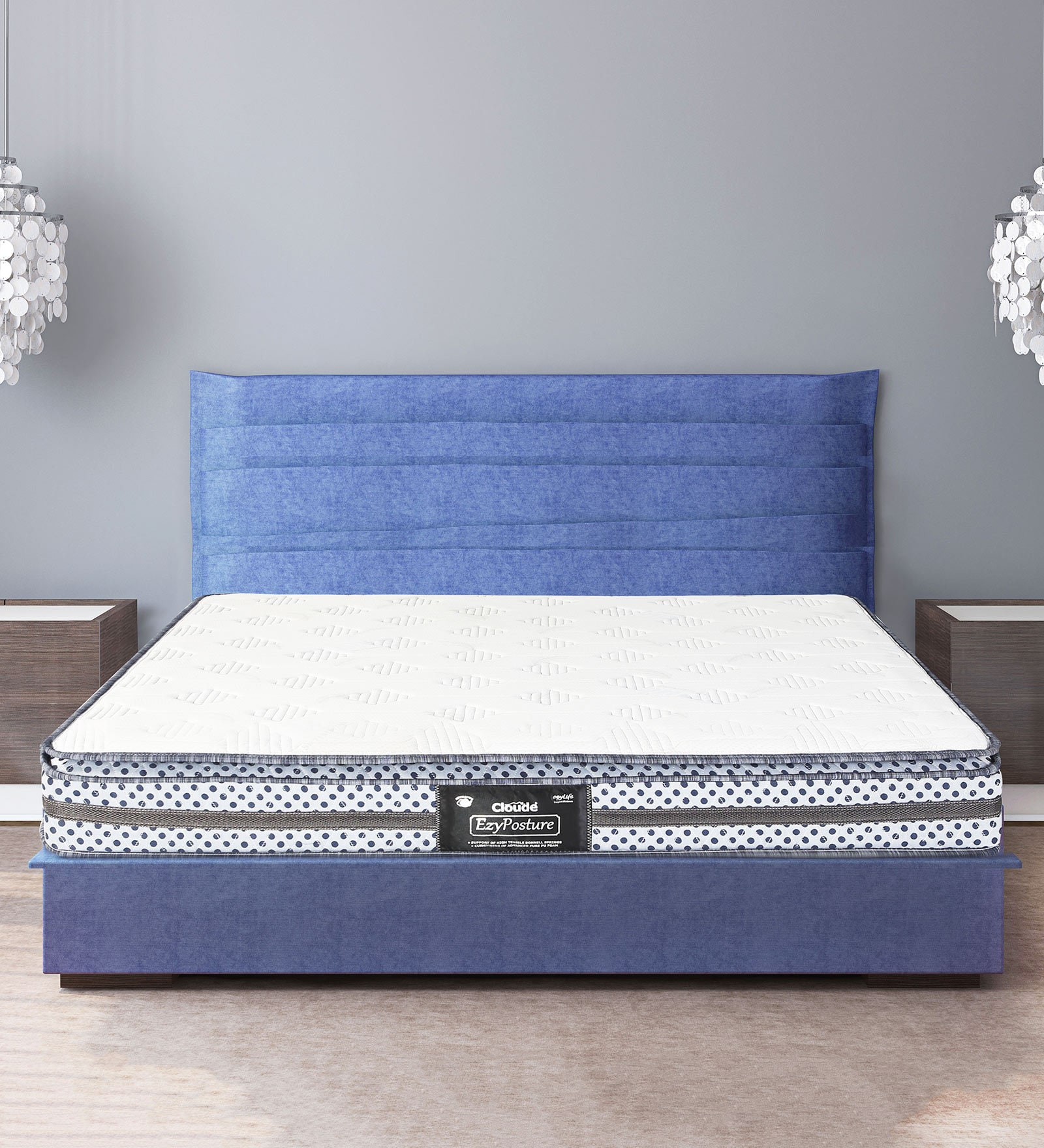 Buy Ezy Posture Pt Firm Support Bonnell Spring Queen Bed 81X60X6 Inches ...