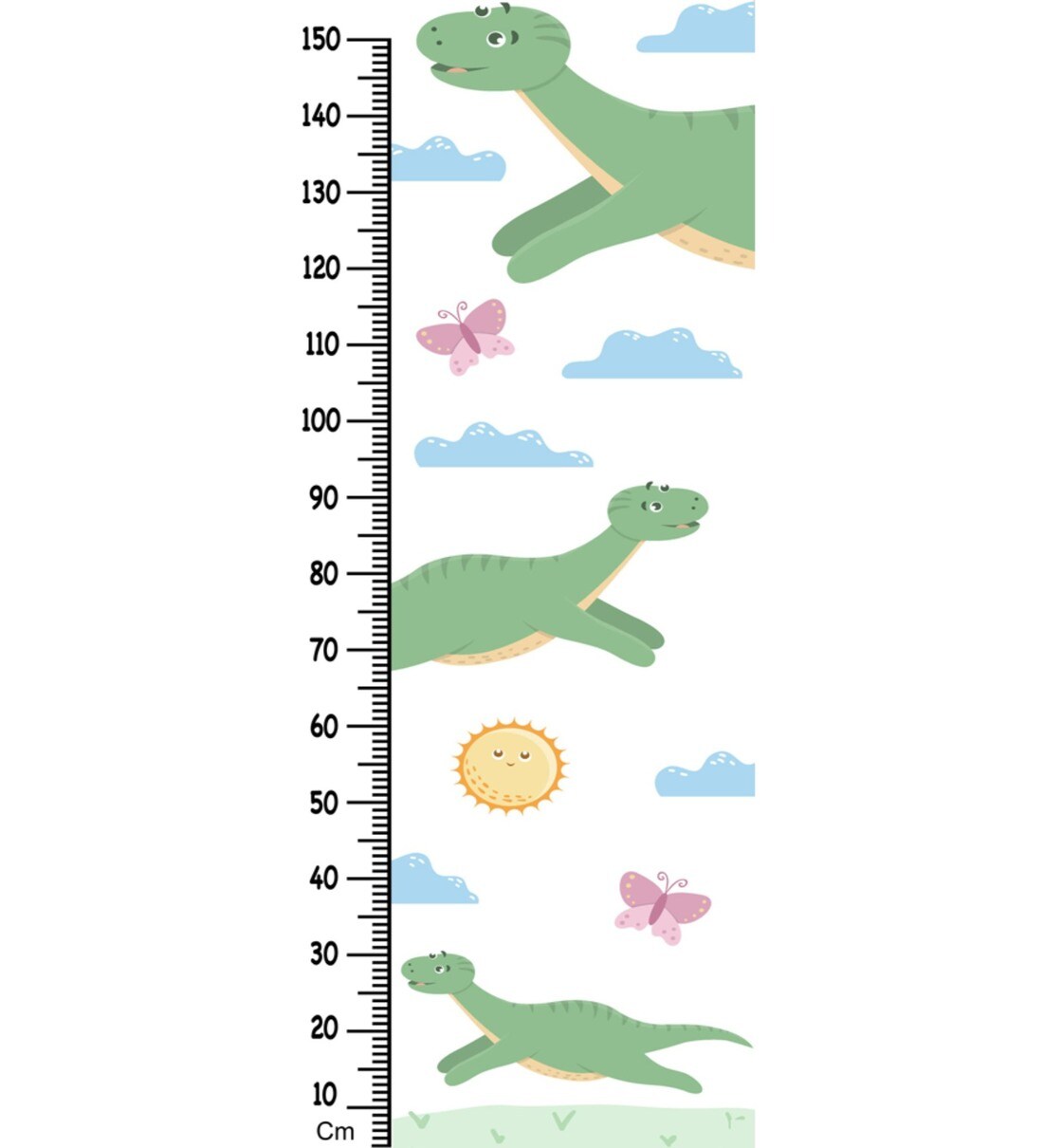 Buy Fatty Dinosaur in Multicolour Height Chart at 15% OFF by Wens ...