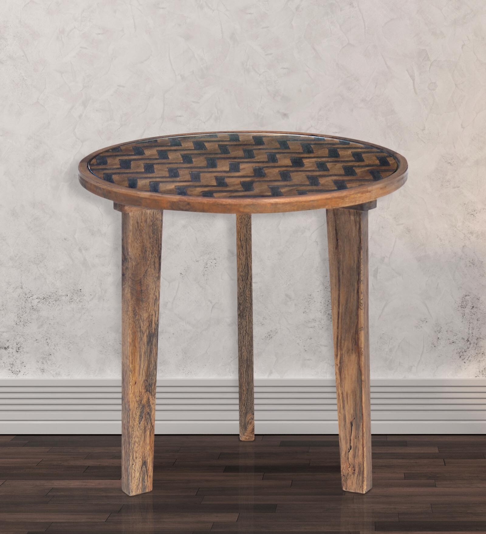 Buy Fabio Solid Wood End Table in Natural Finish at 77% OFF by @home ...