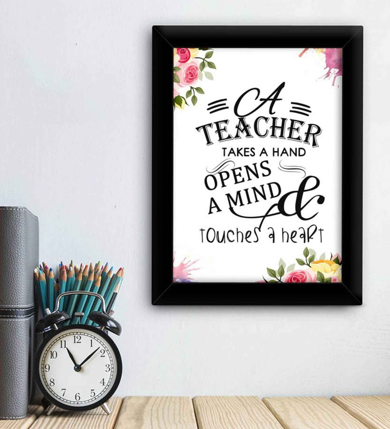 Buy Fabric Inspirational Quote Frame Art Print at 25% OFF by Tied ...