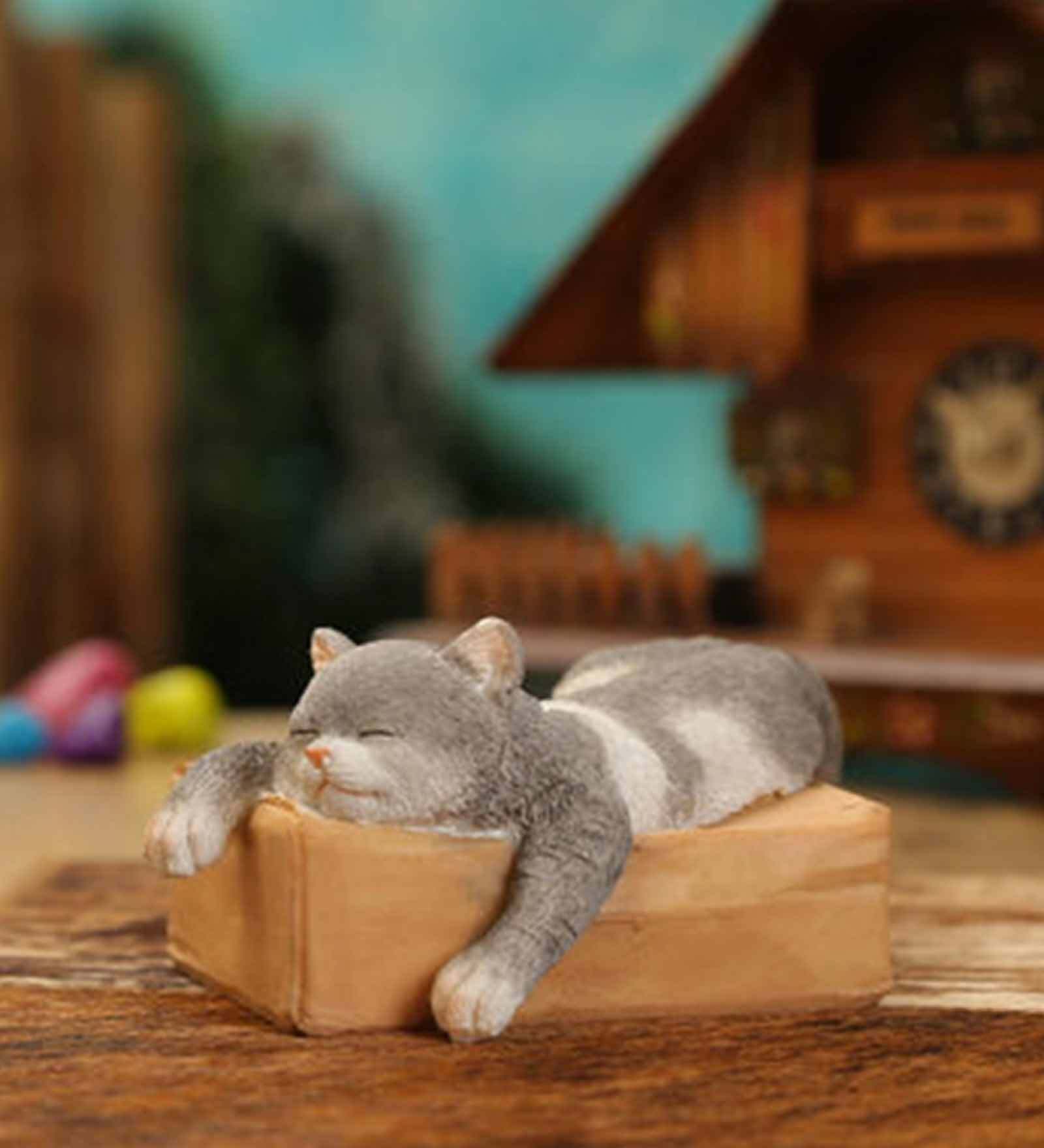 Buy Faline Cat Resin Table Accent Piece at 20% OFF by Home4U | Pepperfry