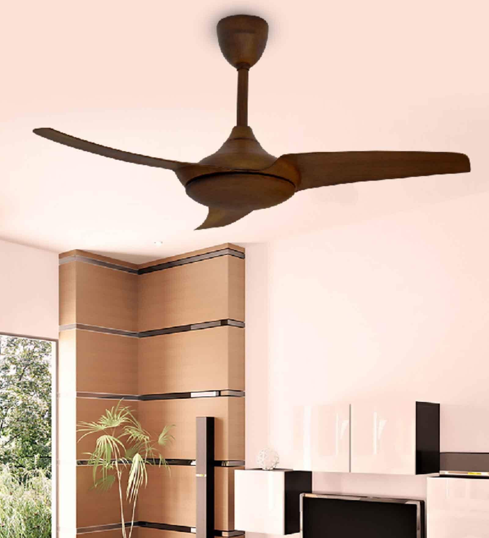 Buy Fanzart Alpha 42\ Ceiling Fan with Leather ABS Blades & Optional ...