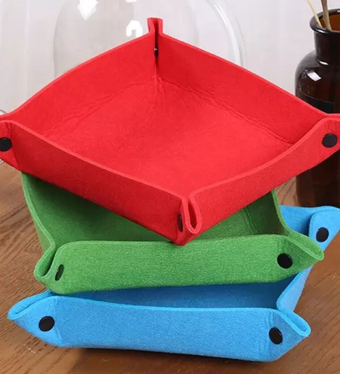 Buy Felt Collapsible Desktop Storage Tray By Market 99 at 89% OFF by ...