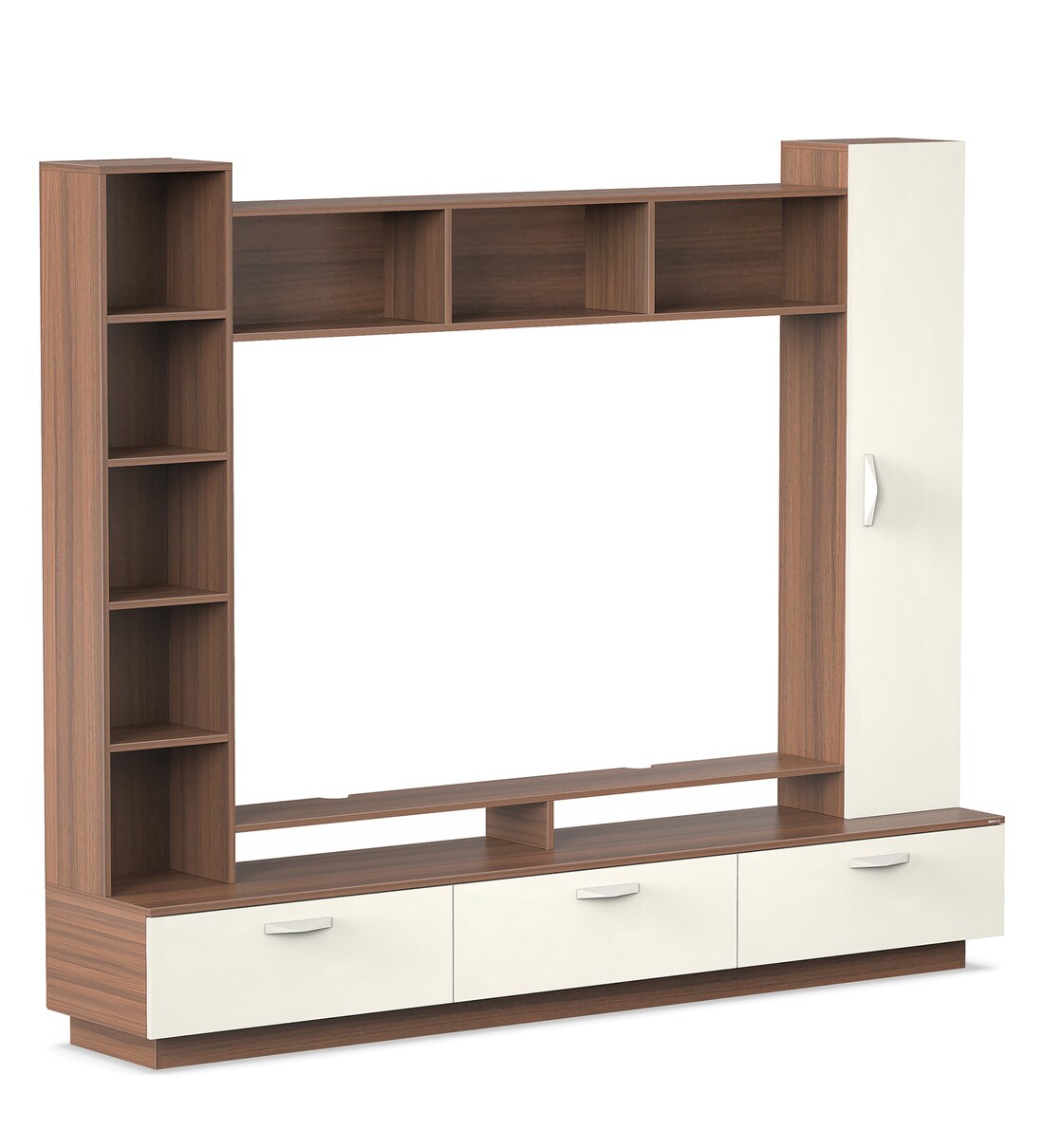 Buy Fenily TV Unit in White Finish for TVs up to 65\ by bluewud Online ...