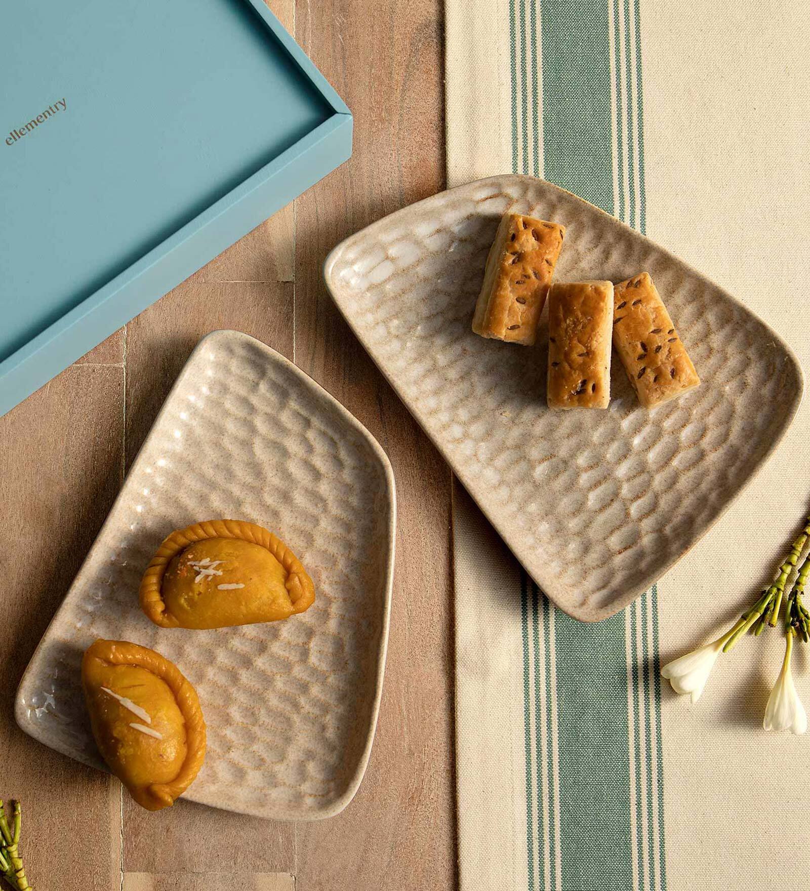 Buy Feast Ceramic Serving Platter by Ellementry at 100% OFF by ...