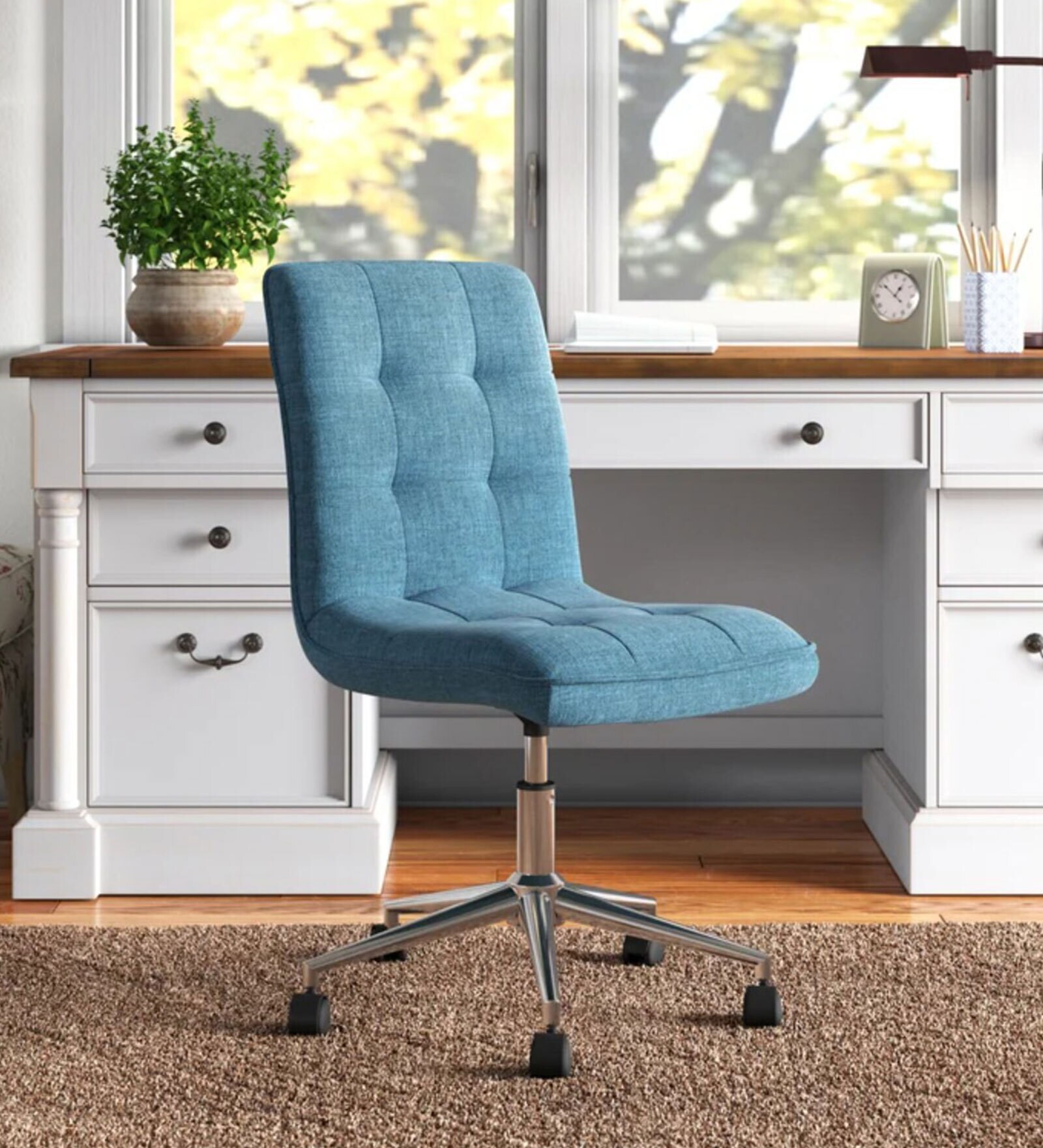 Buy Feleena Executive Chair In Blue Colour at 55% OFF by ...