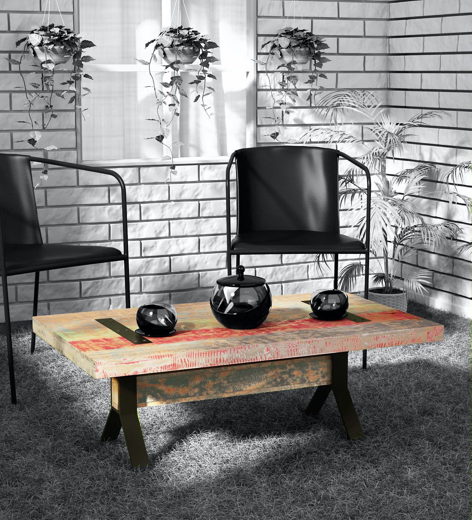 Buy Ferris Solid Wood Coffee Table in Distress Finish at 2% OFF by ...